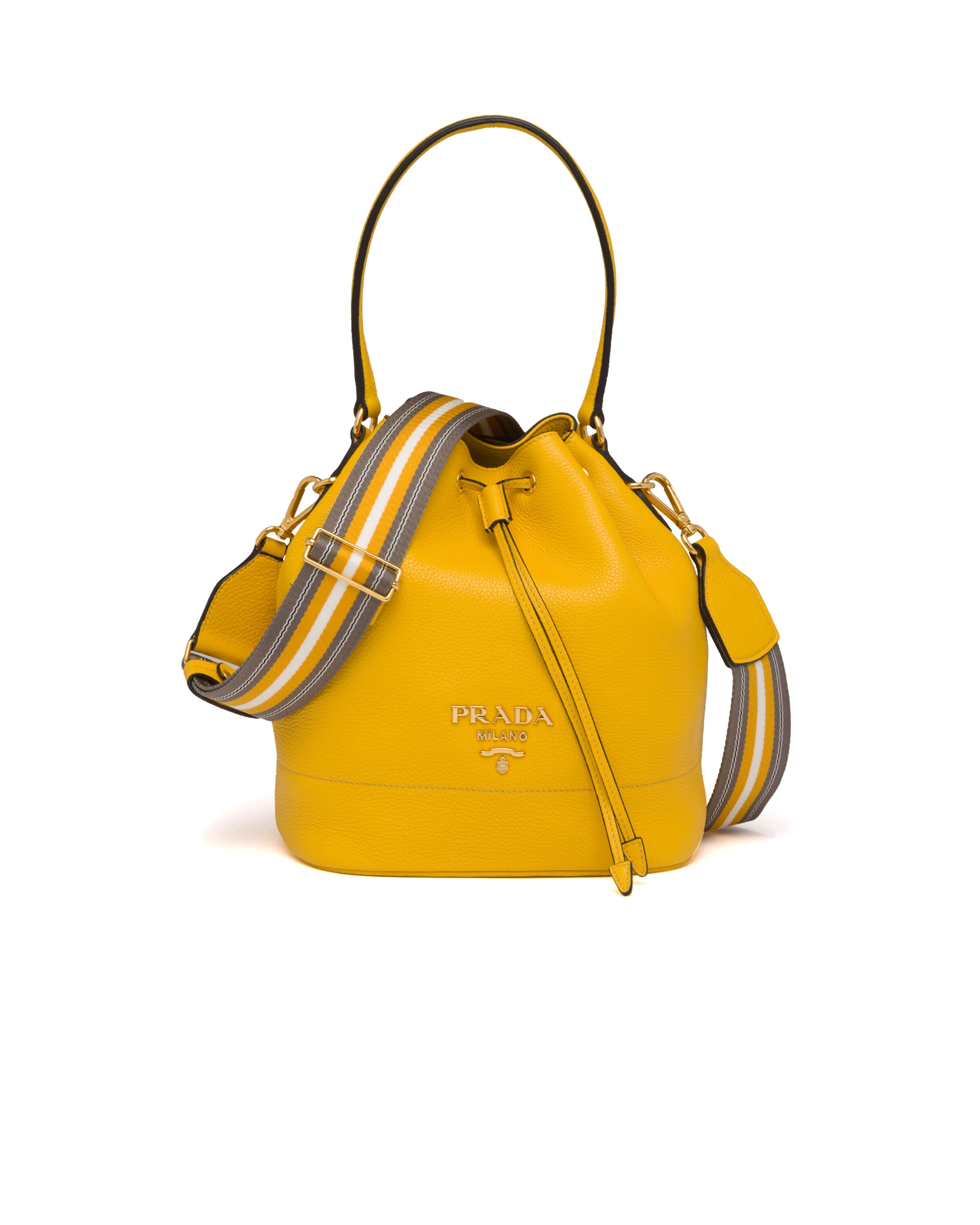 Leather Bucket Bag | Prada