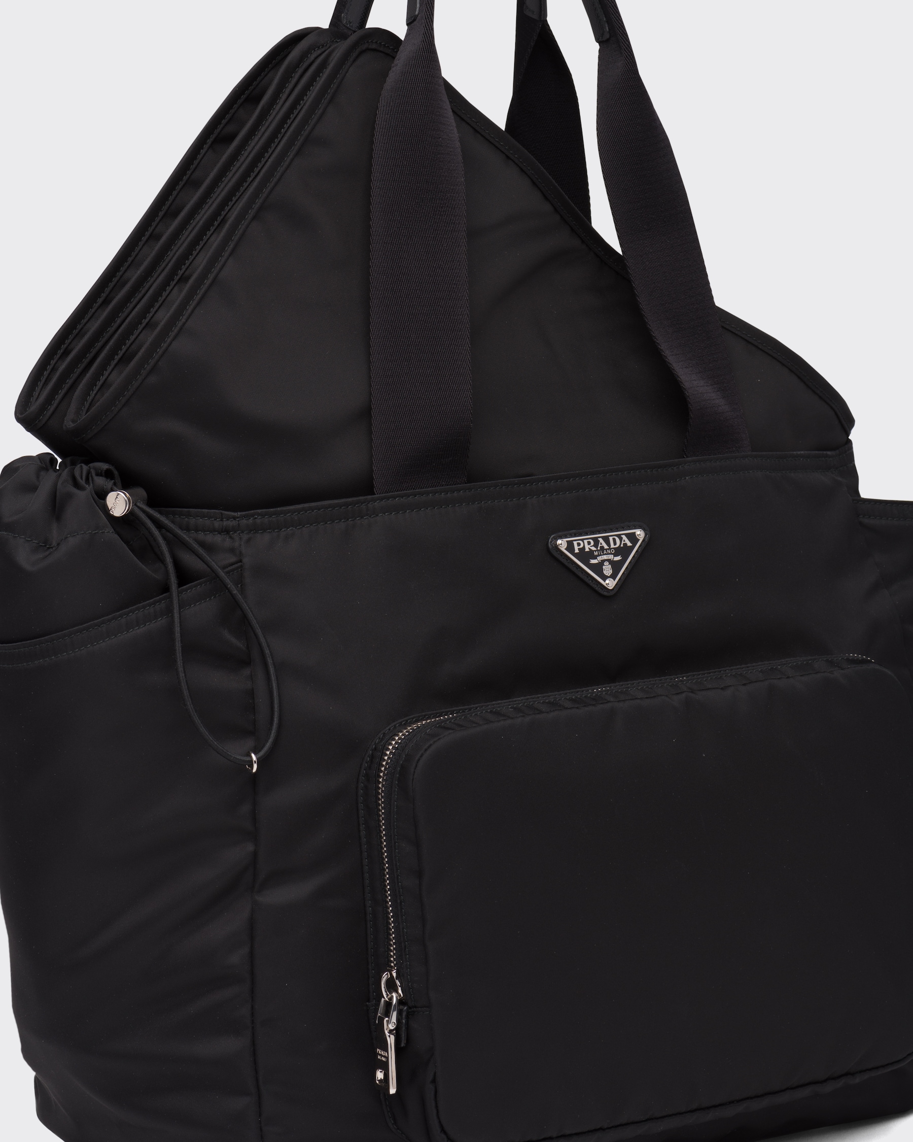 Black Prada Re-nylon Baby Bag | PRADA