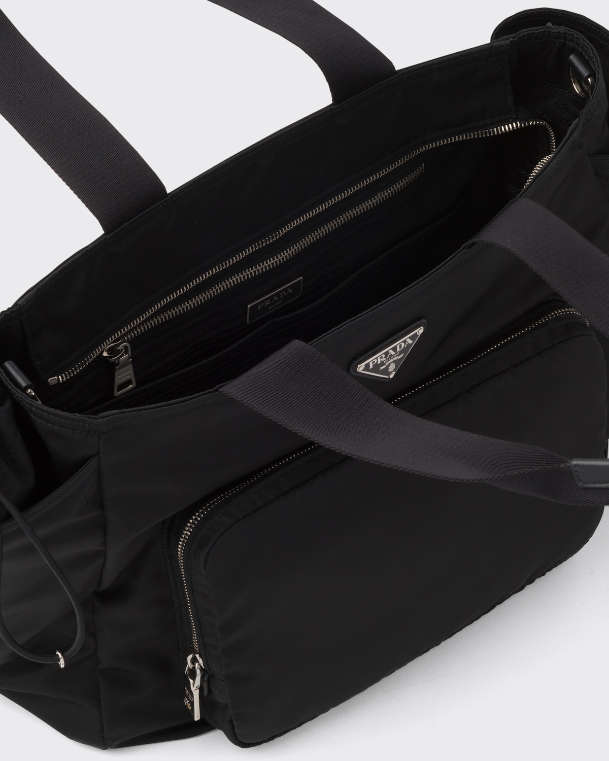 Black Prada Re-nylon Baby Bag | PRADA
