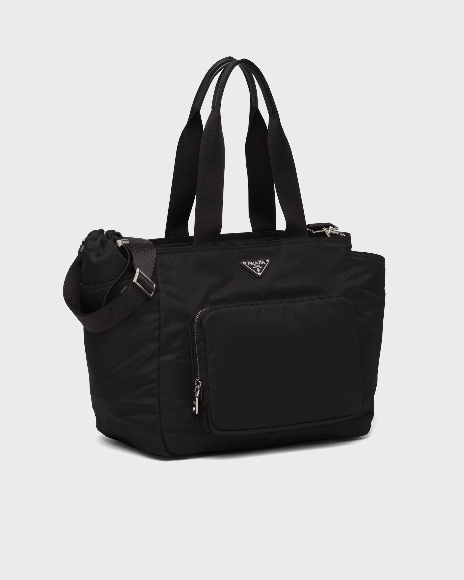 Black Prada Re-nylon Baby Bag | PRADA