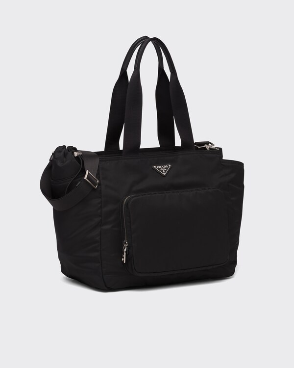 Black Prada Re-nylon Baby Bag | PRADA