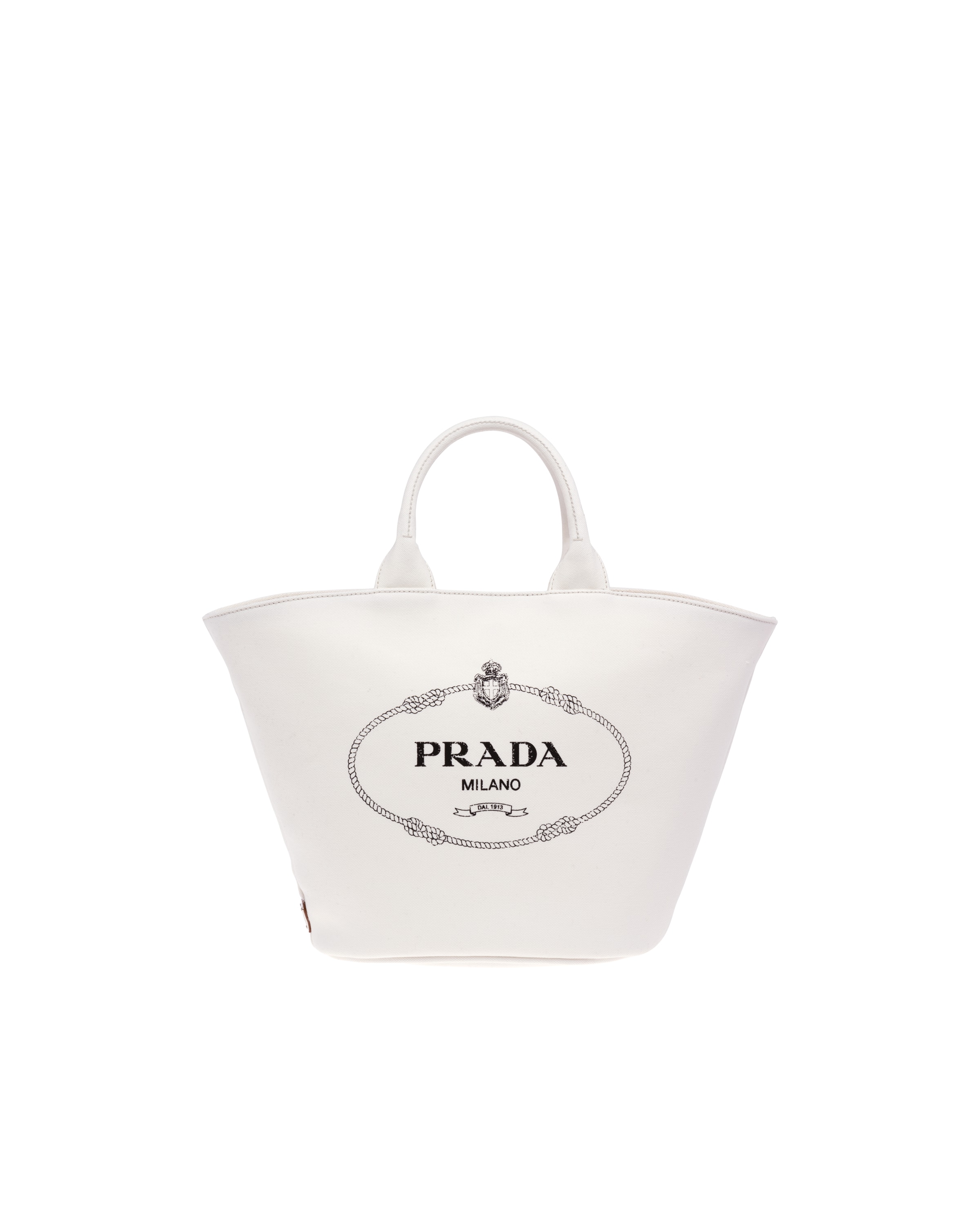 White Fabric handbag | Prada