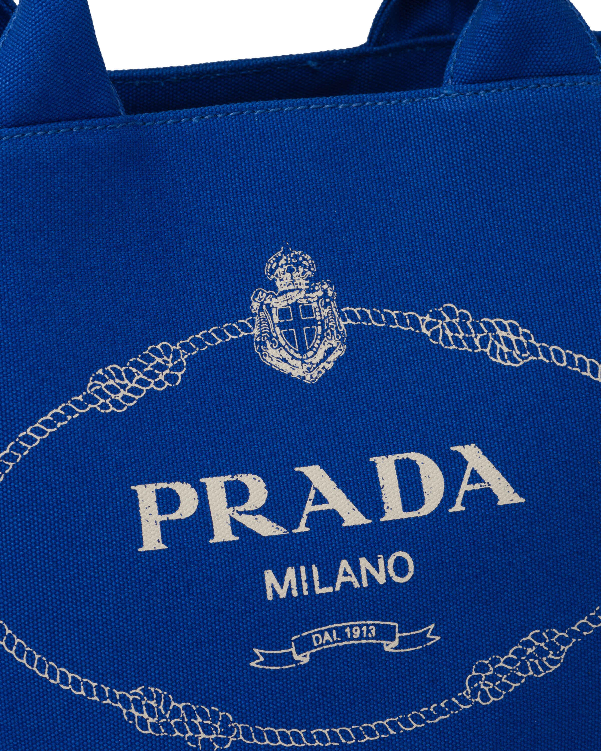 Cobalt Blue Fabric handbag | Prada