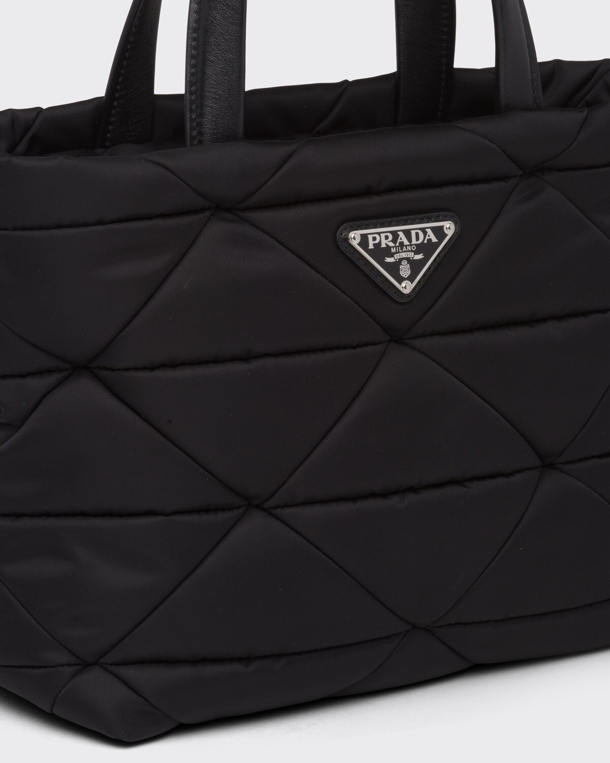 Black Re-nylon Padded Tote Bag | PRADA
