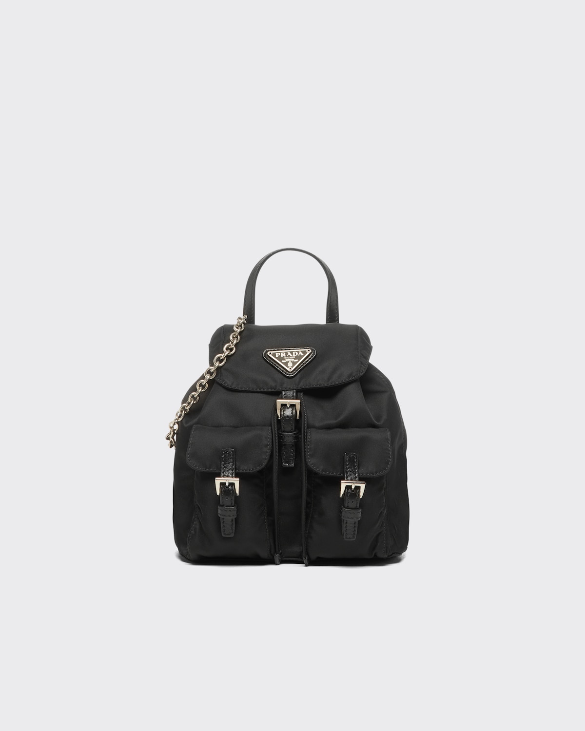 Black Re-nylon Mini Backpack | PRADA