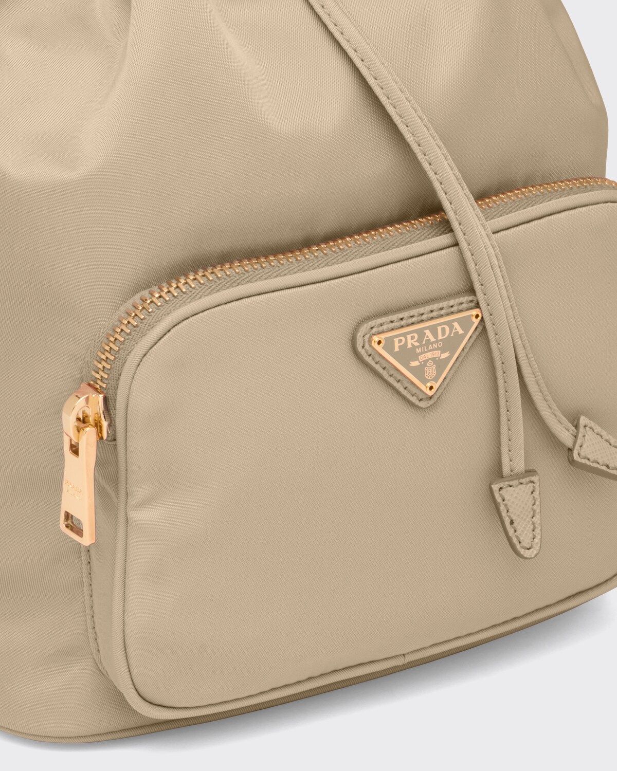 Secchiello Prada Duet In Re-nylon Deserto | PRADA