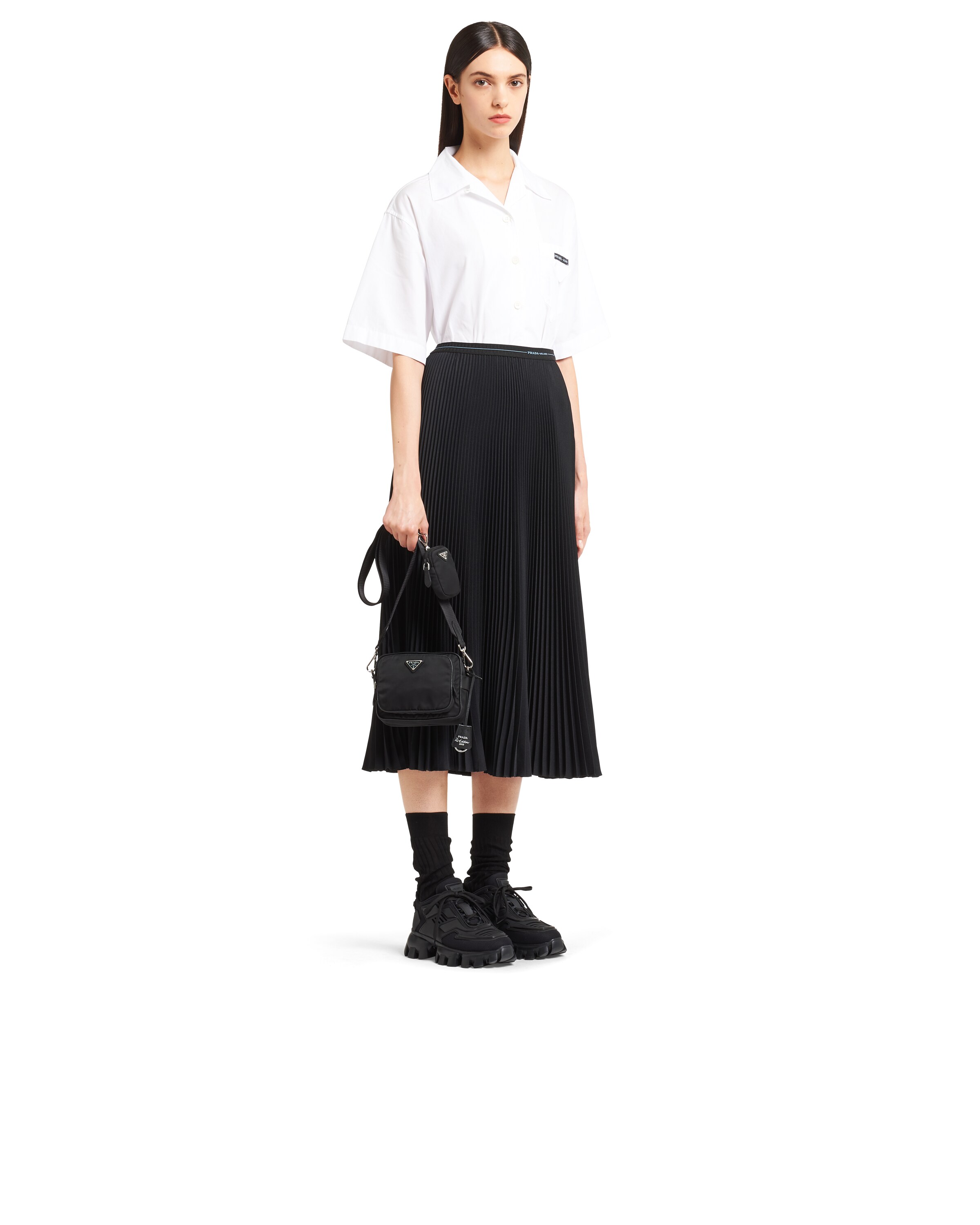 Black Prada Re-Edition 2005 nylon bag | Prada