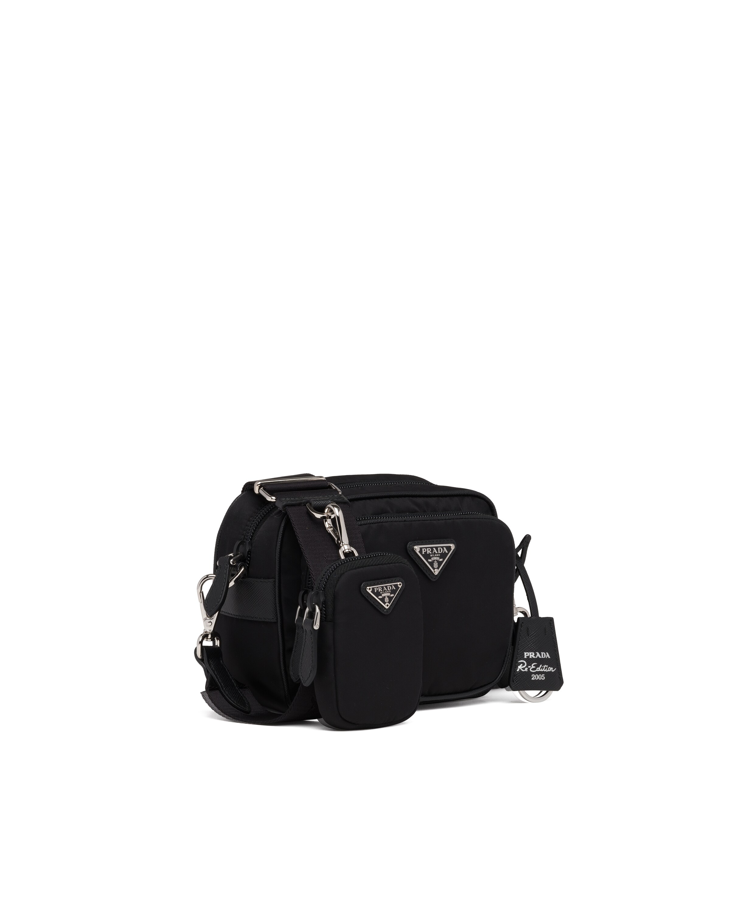 Black Prada Re-Edition 2005 nylon bag | Prada