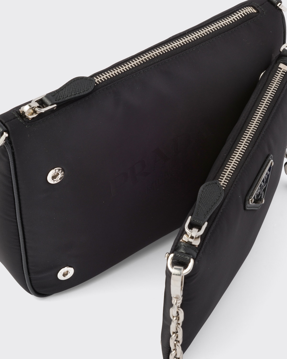 Black Re-nylon Shoulder Bag | PRADA