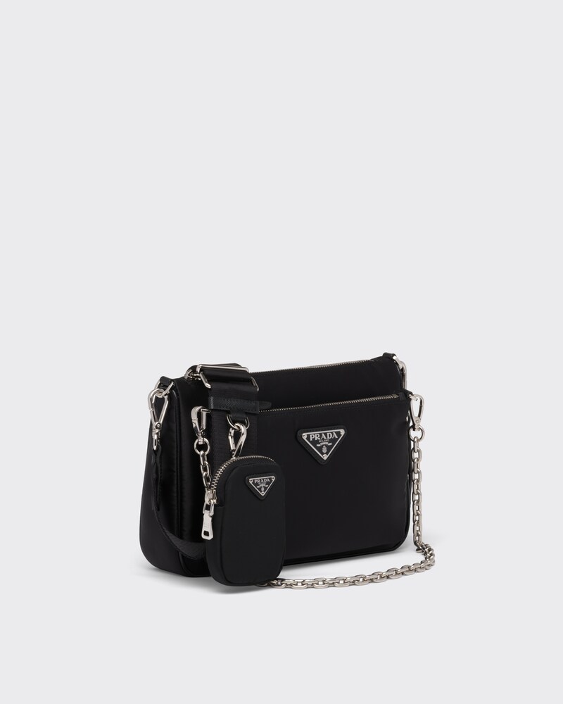 Black Re-nylon Shoulder Bag | PRADA