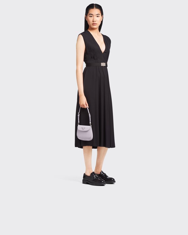 Wisteria Prada Cleo Brushed Leather Mini Bag Prada