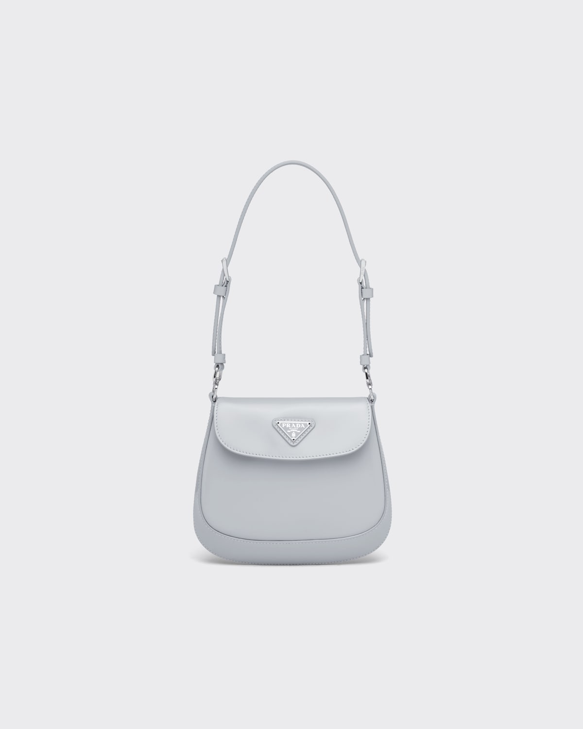 Cornflower Prada Cleo Brushed Leather Mini Bag | PRADA