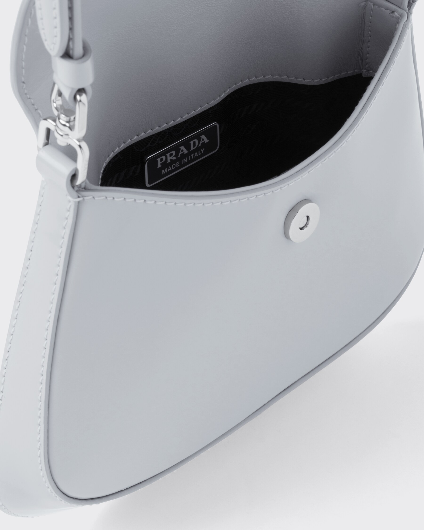 Cornflower Prada Cleo Brushed Leather Mini Bag | PRADA