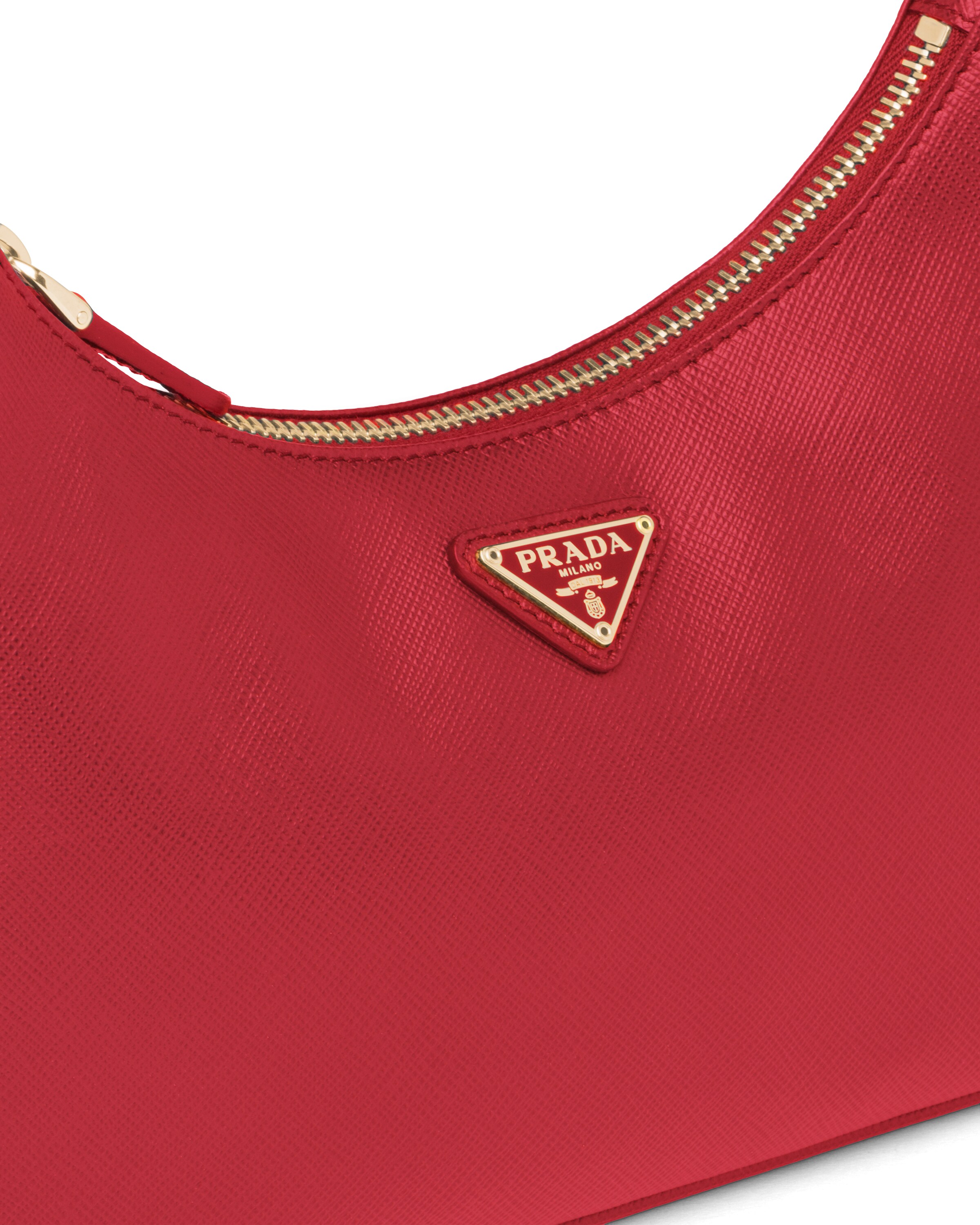 Fiery Red Prada Re-Edition 2005 Saffiano leather bag | Prada