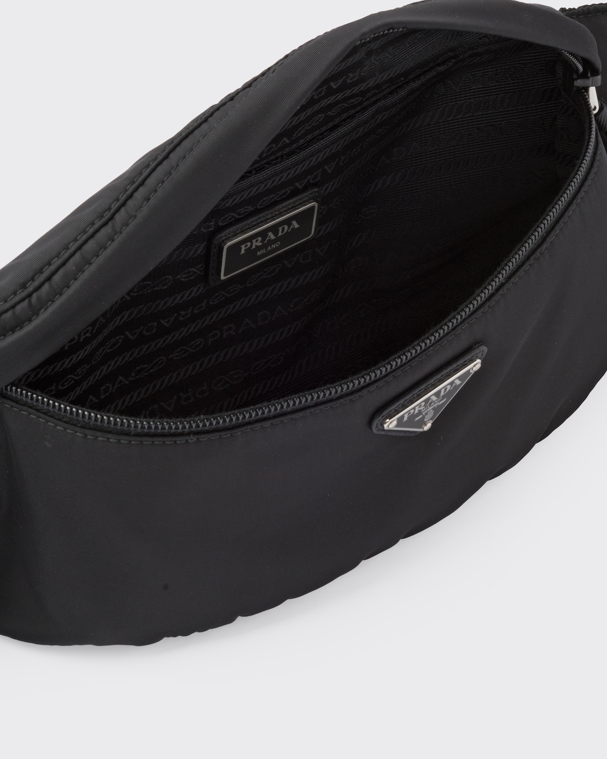 Black Re-nylon Belt Bag | PRADA