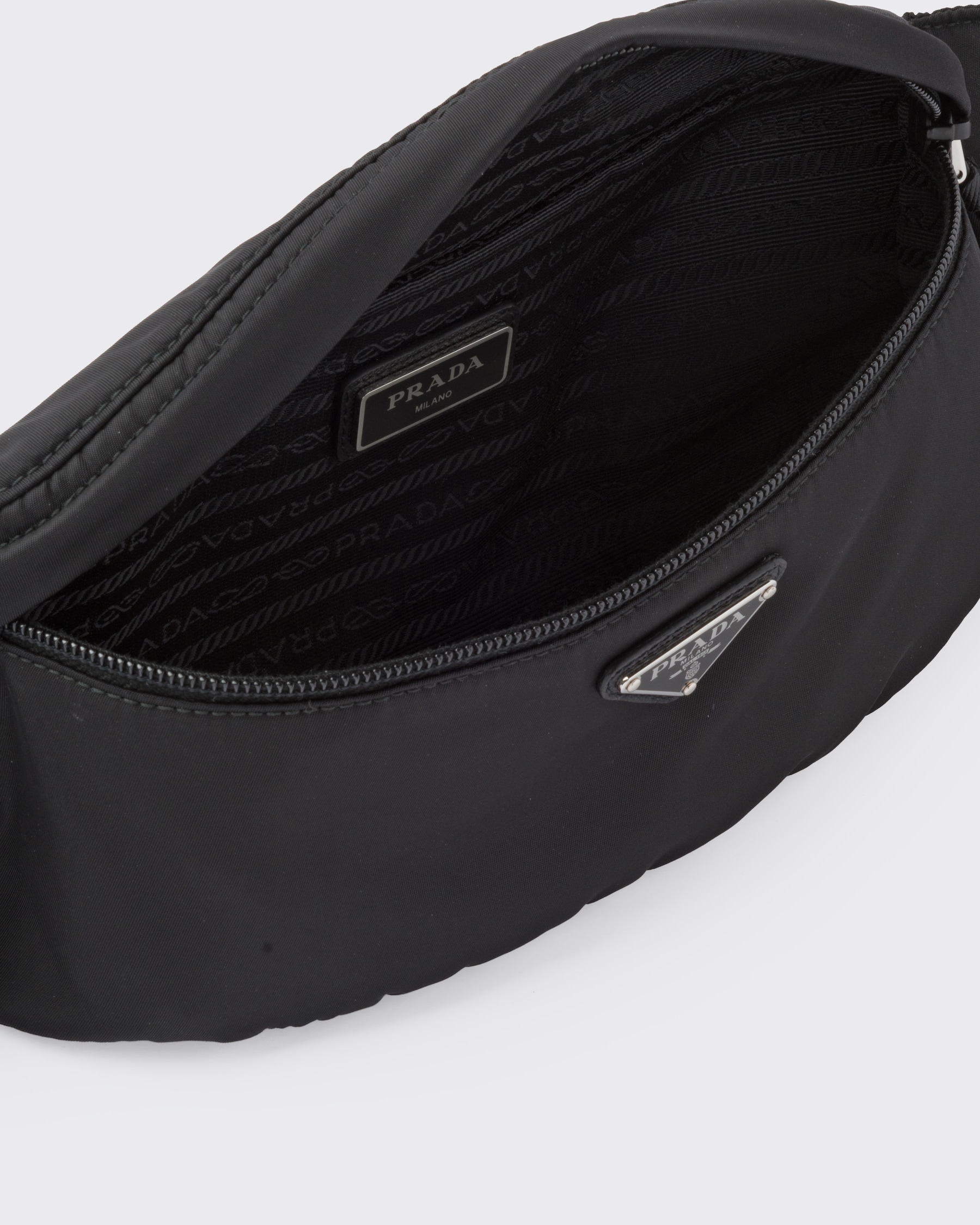 Black Re-nylon Belt Bag | PRADA