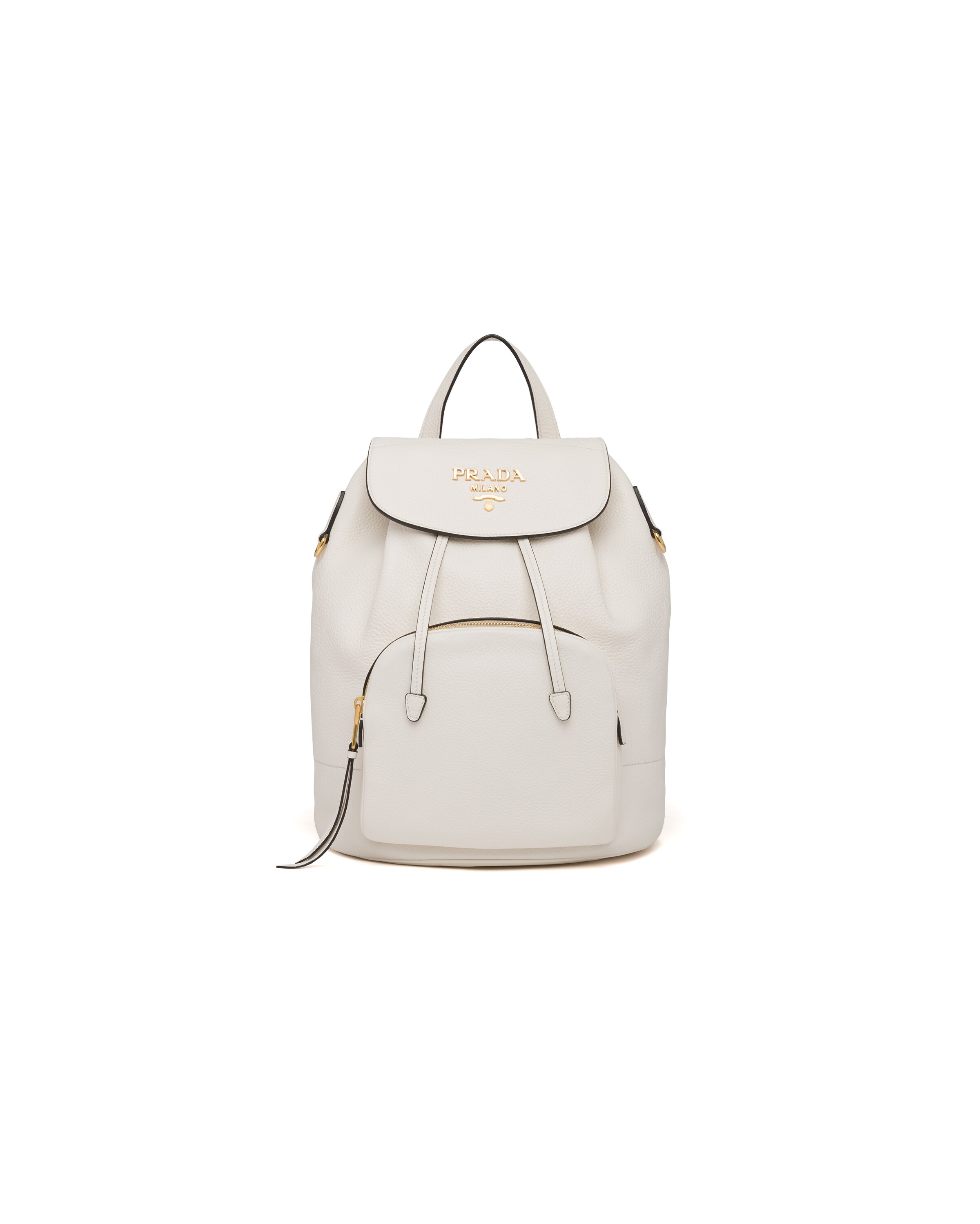 White Leather backpack | Prada