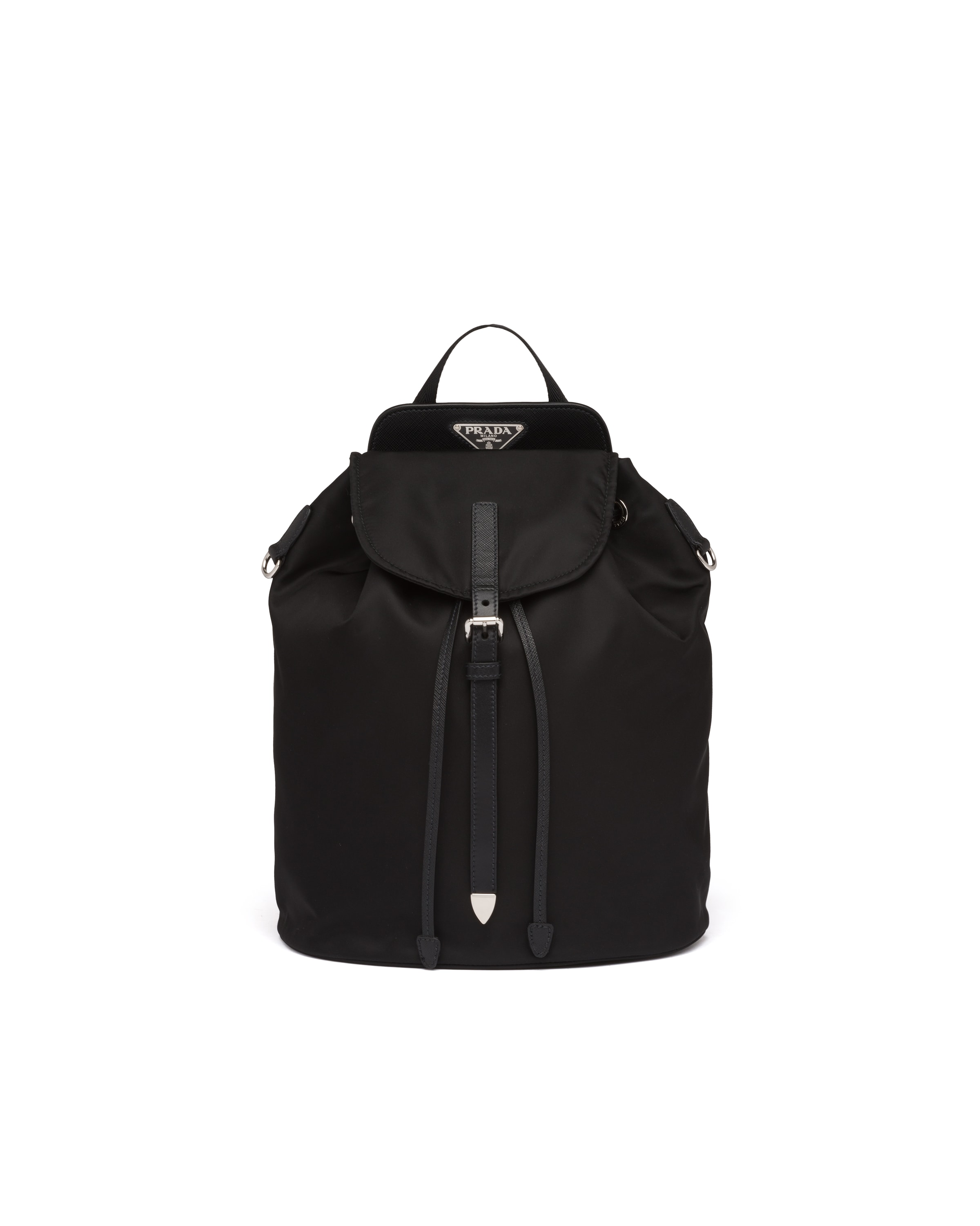 Nylon and Saffiano leather backpack | Prada