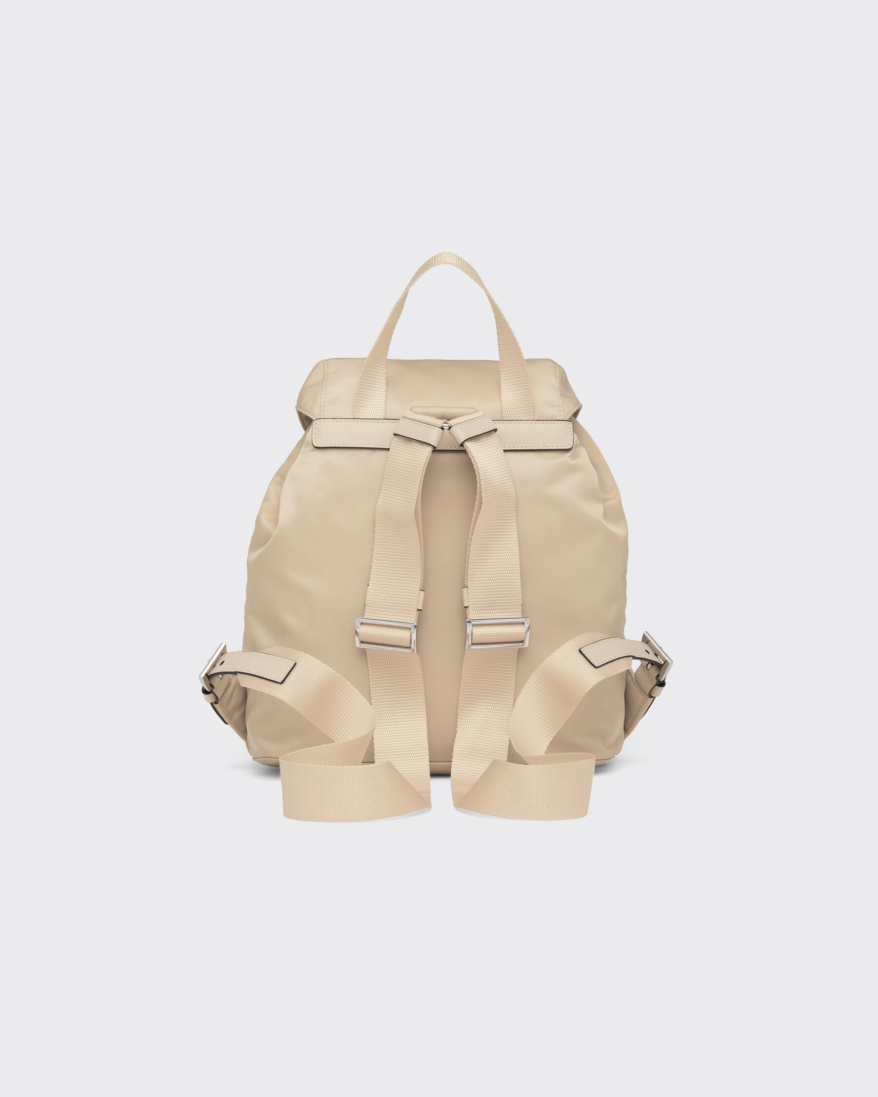 Desert Beige Small Re-nylon Backpack | PRADA
