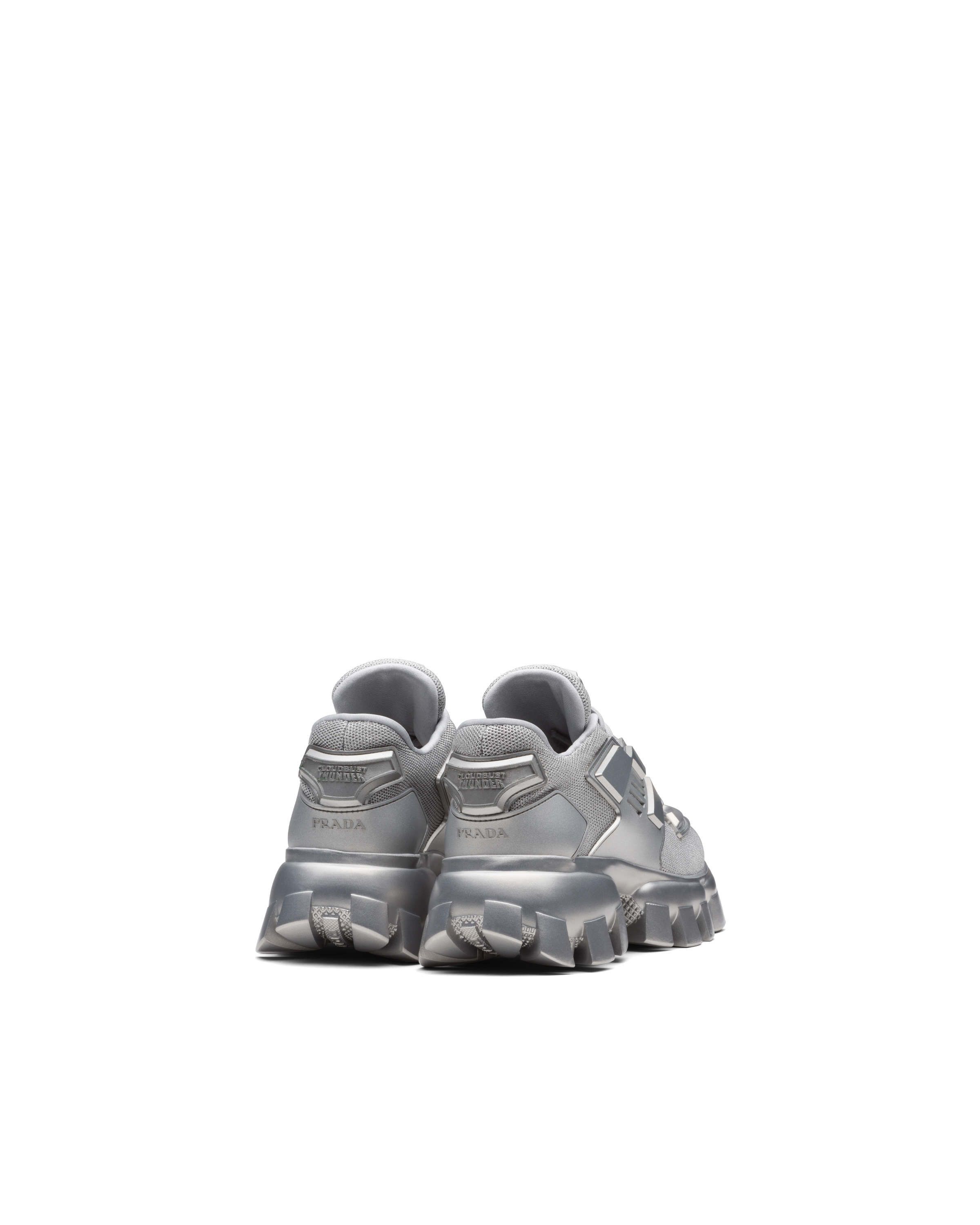 Silver Prada Cloudbust Thunder sneakers | Prada