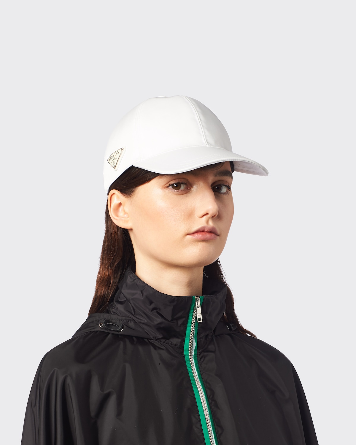White Re-nylon Baseball Cap | PRADA