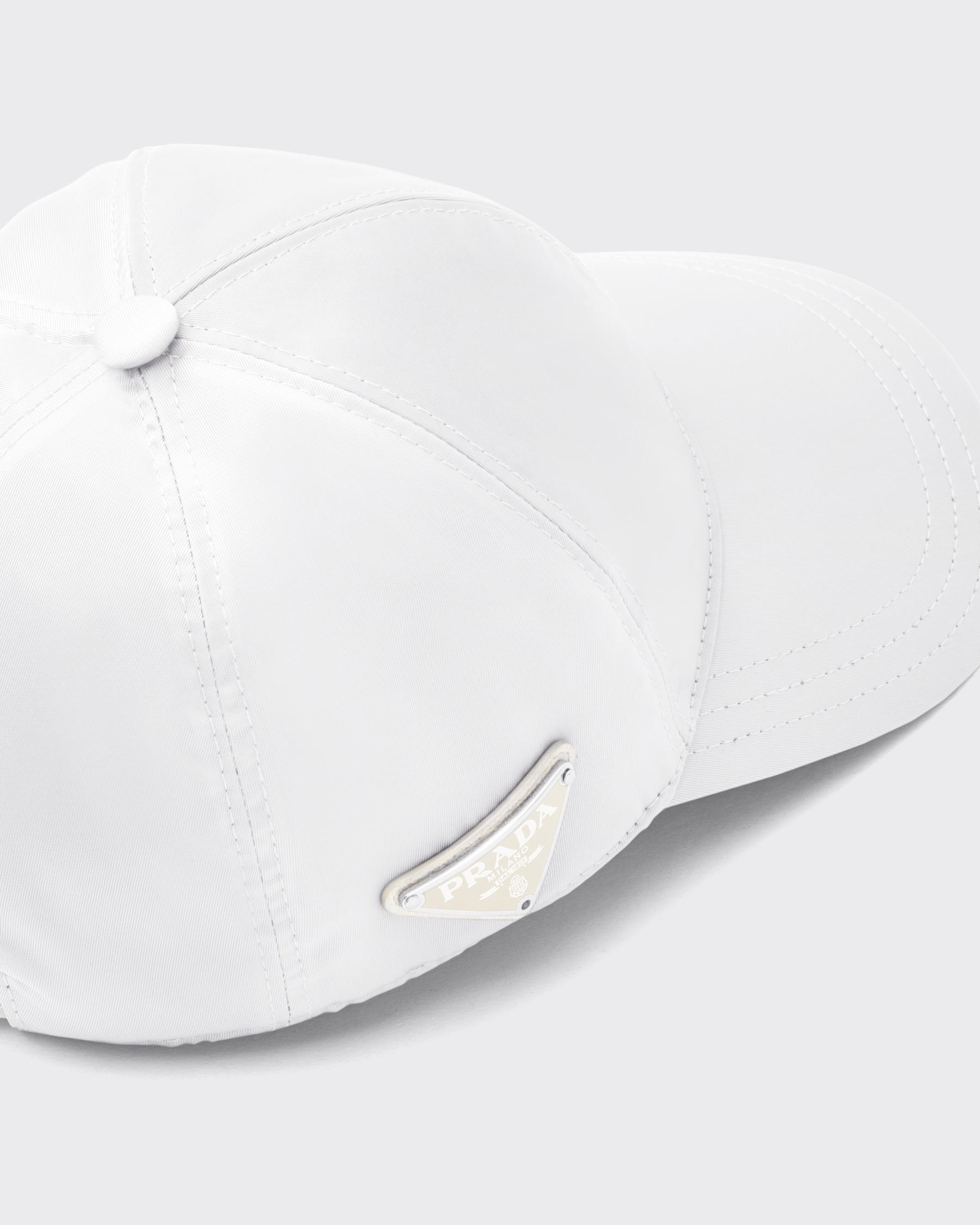 White Re-nylon Baseball Cap | PRADA
