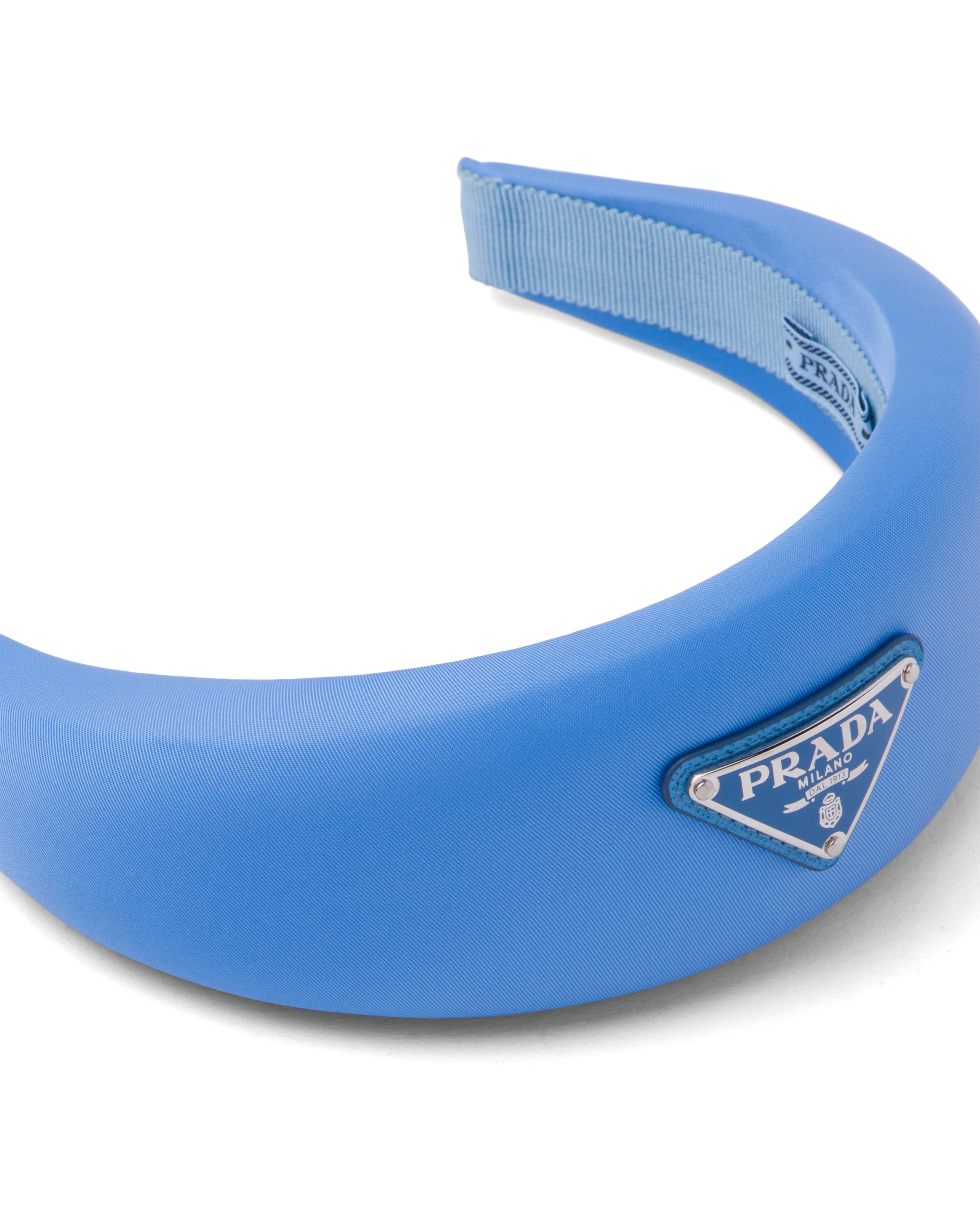 Periwinkle Blue Nylon headband | Prada