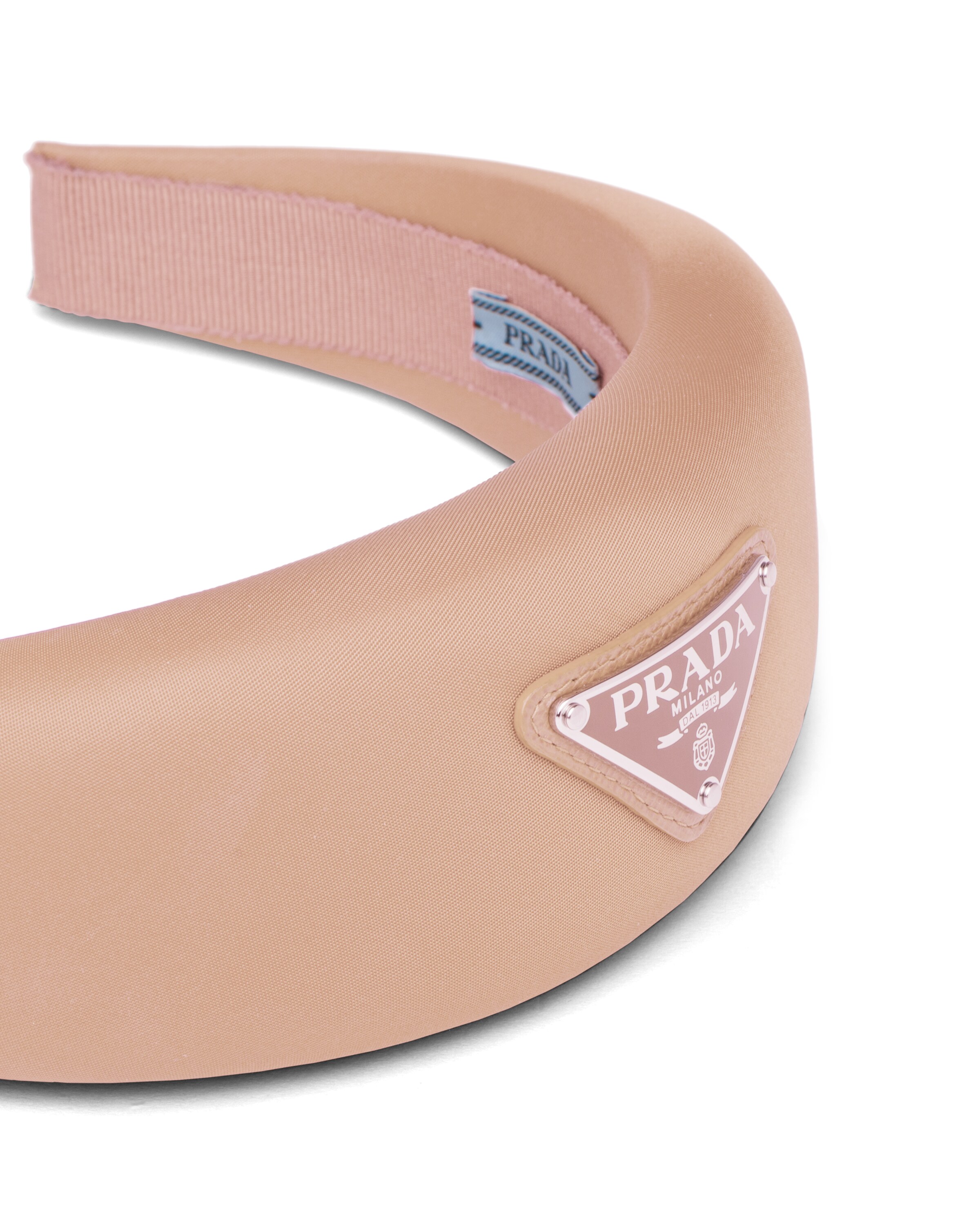 Cameo Beige Nylon headband | Prada