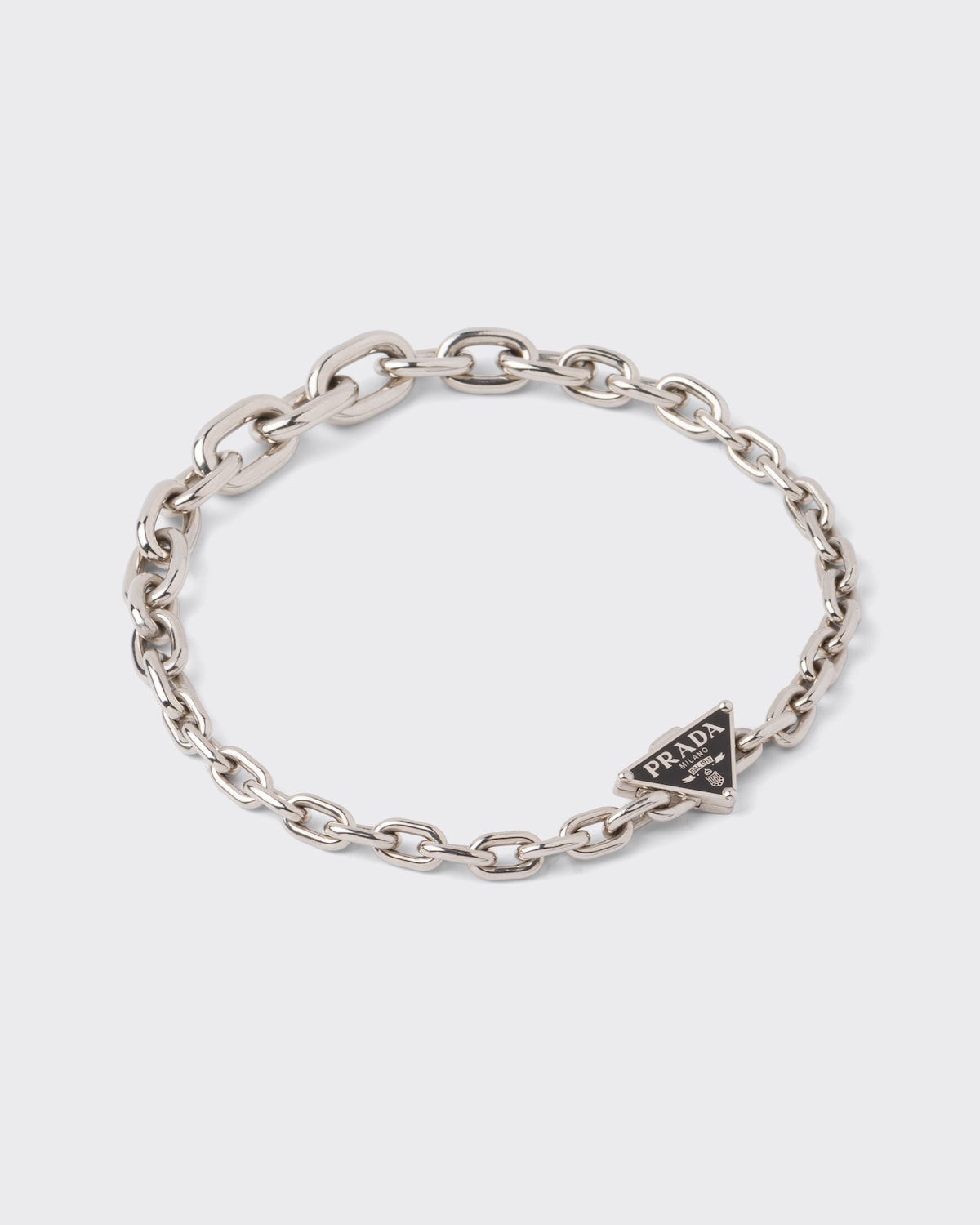 Silver Prada Symbole Necklace | PRADA