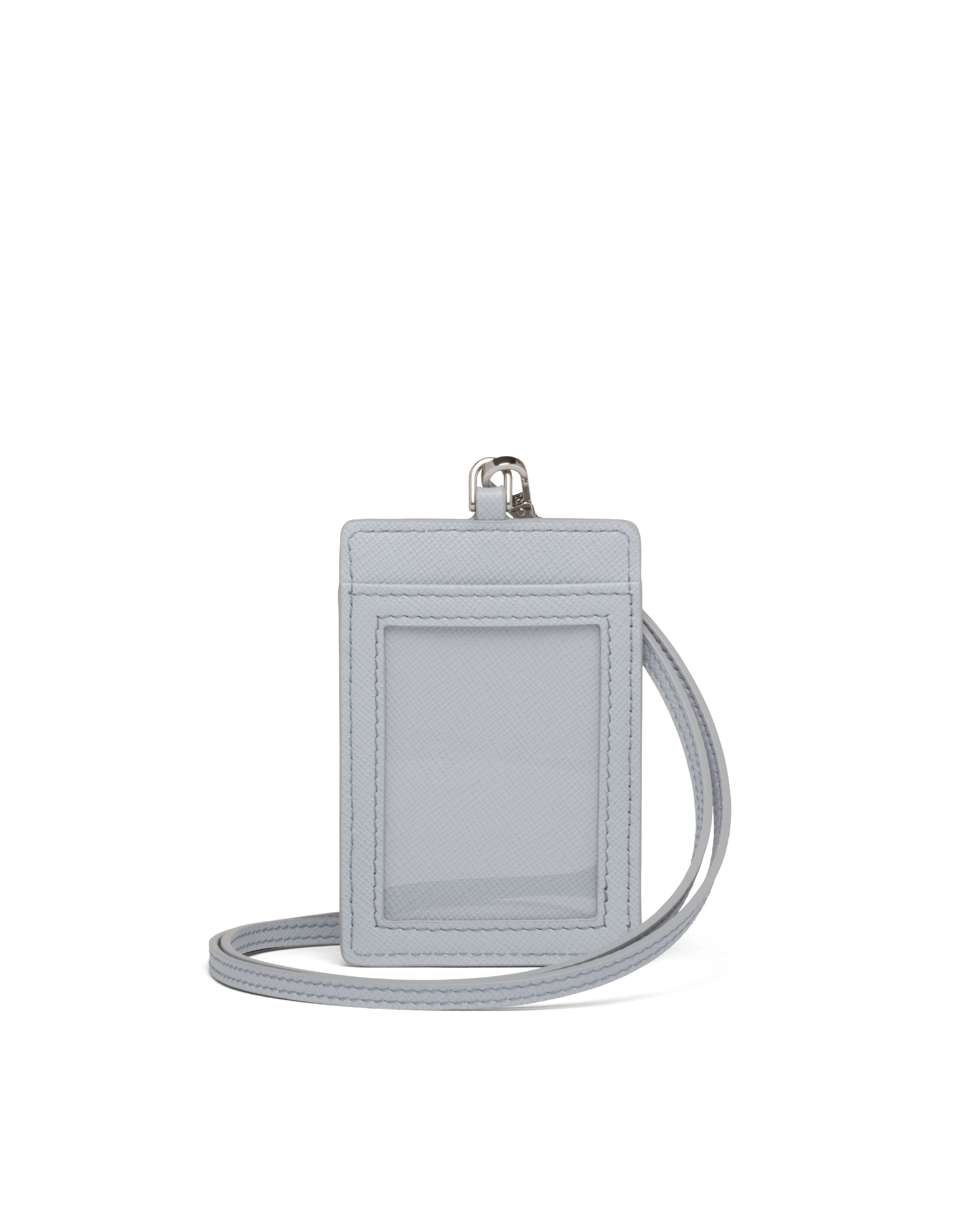 Prada Beige Saffiano Leather ID Badge Holder Prada TLC | atelier-yuwa ...