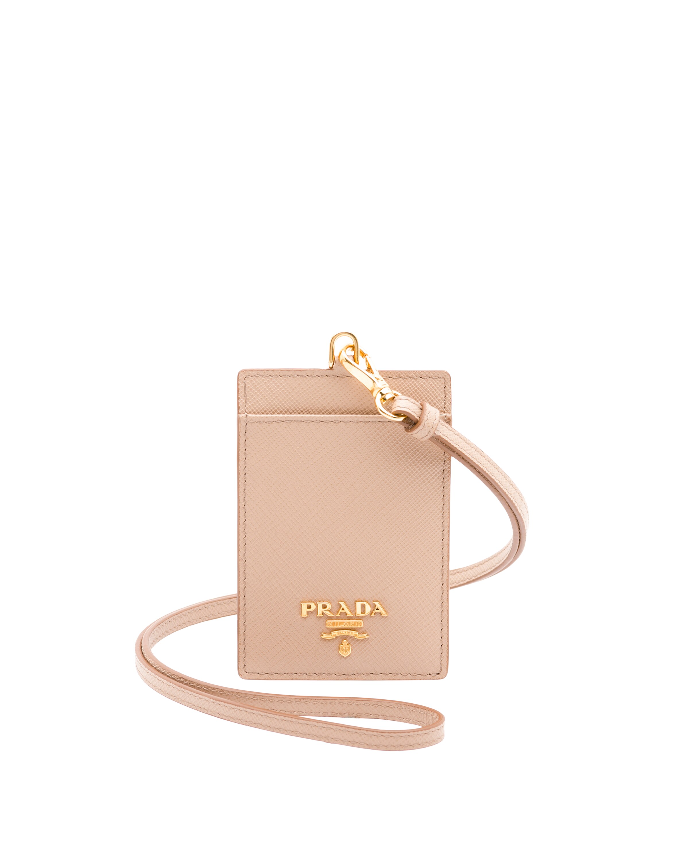 Saffiano Leather Badge Holder | Prada