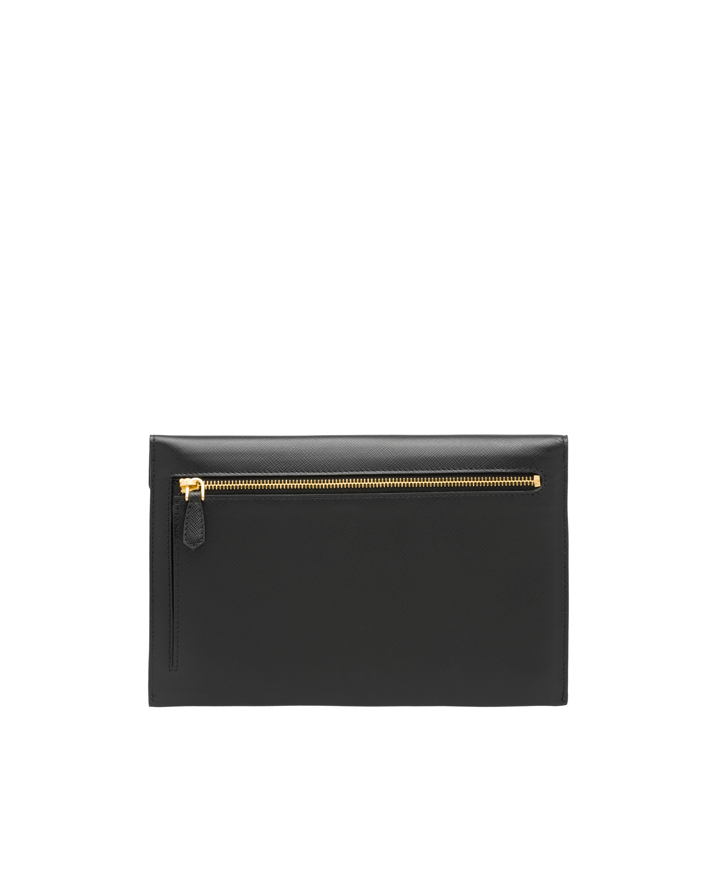 Set de portadocumentos de Saffiano Negro | Prada