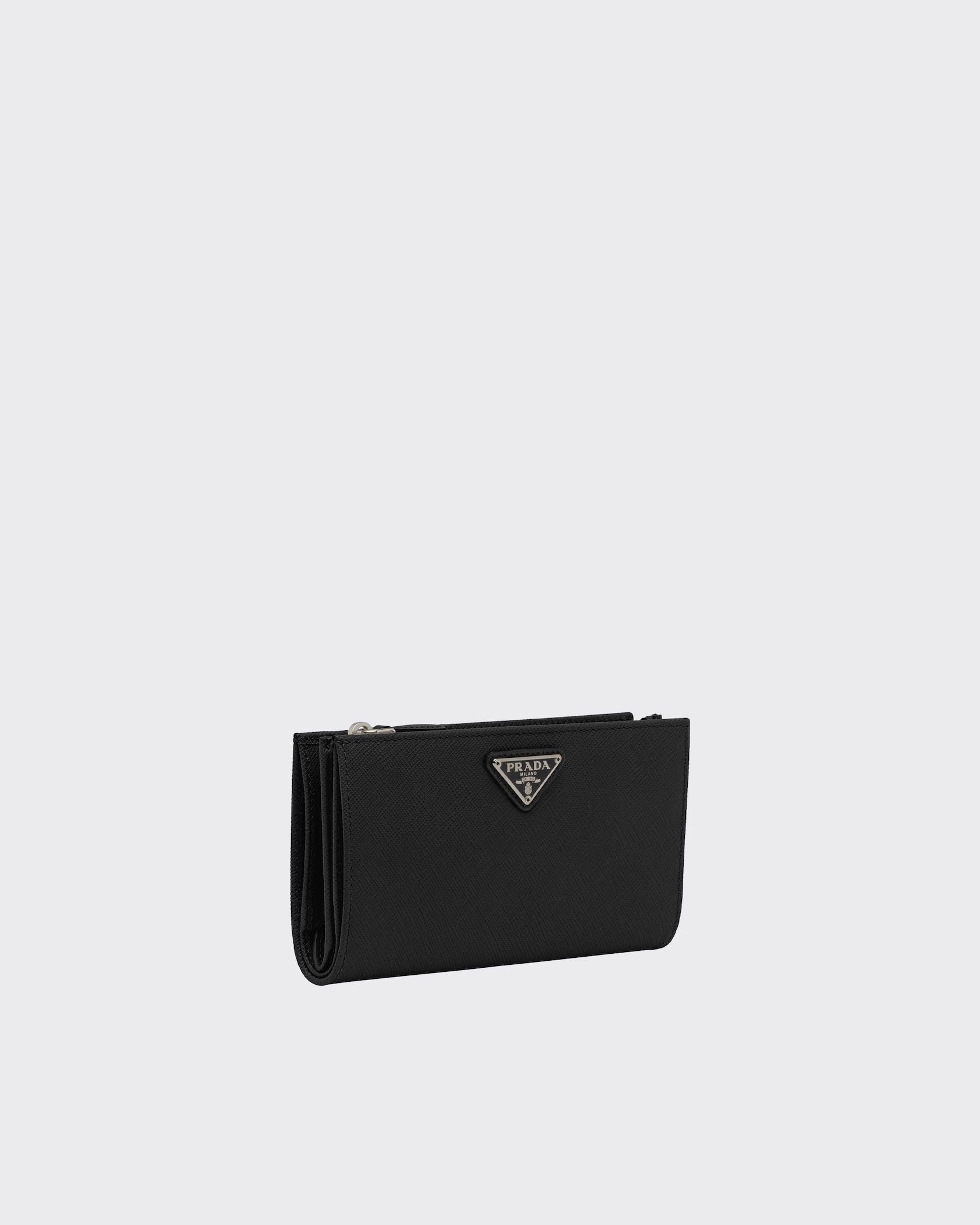 Black Large Saffiano Leather Wallet | PRADA