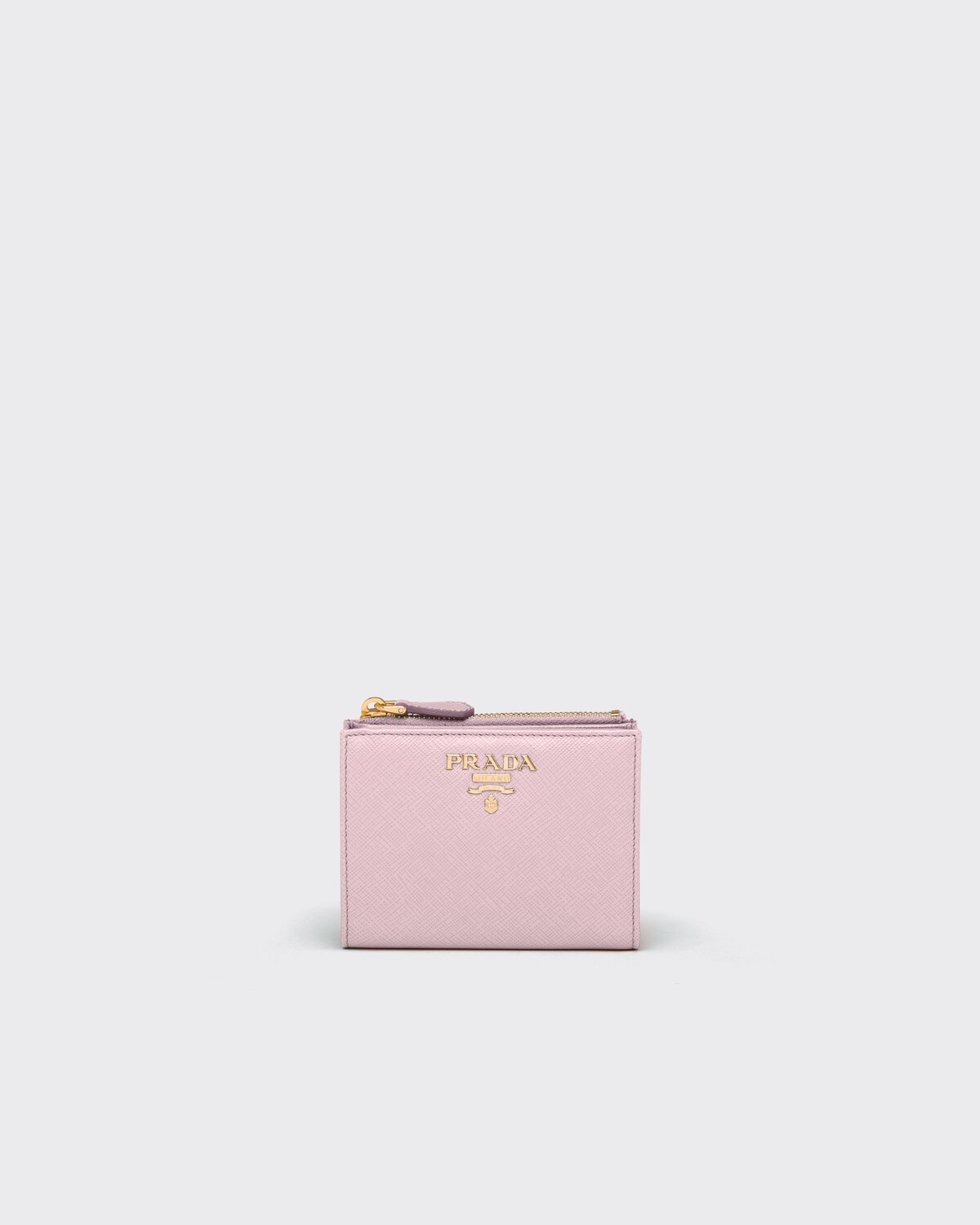 Alabaster Pink Small Saffiano Leather Wallet | PRADA