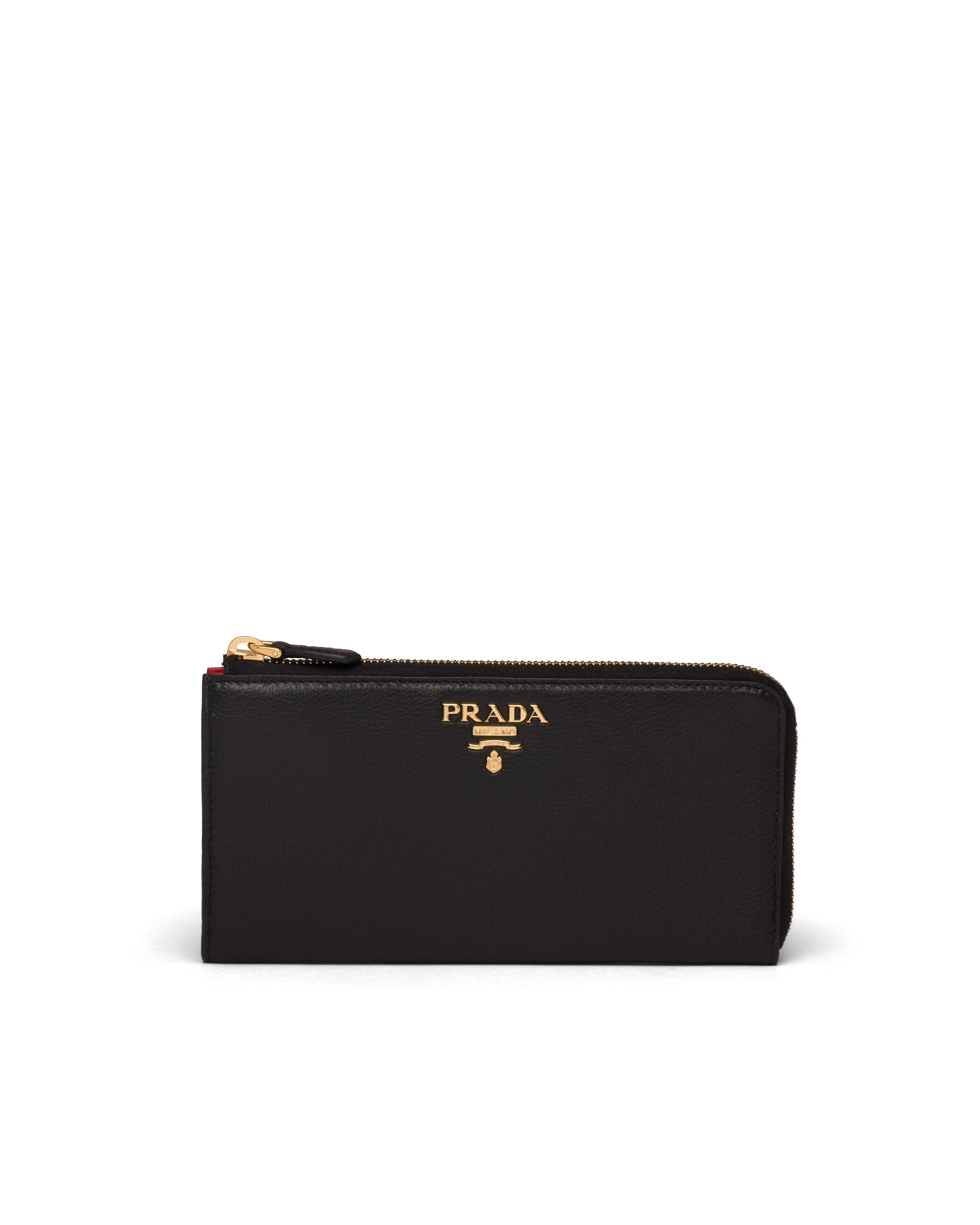 Large Leather Wallet | Prada