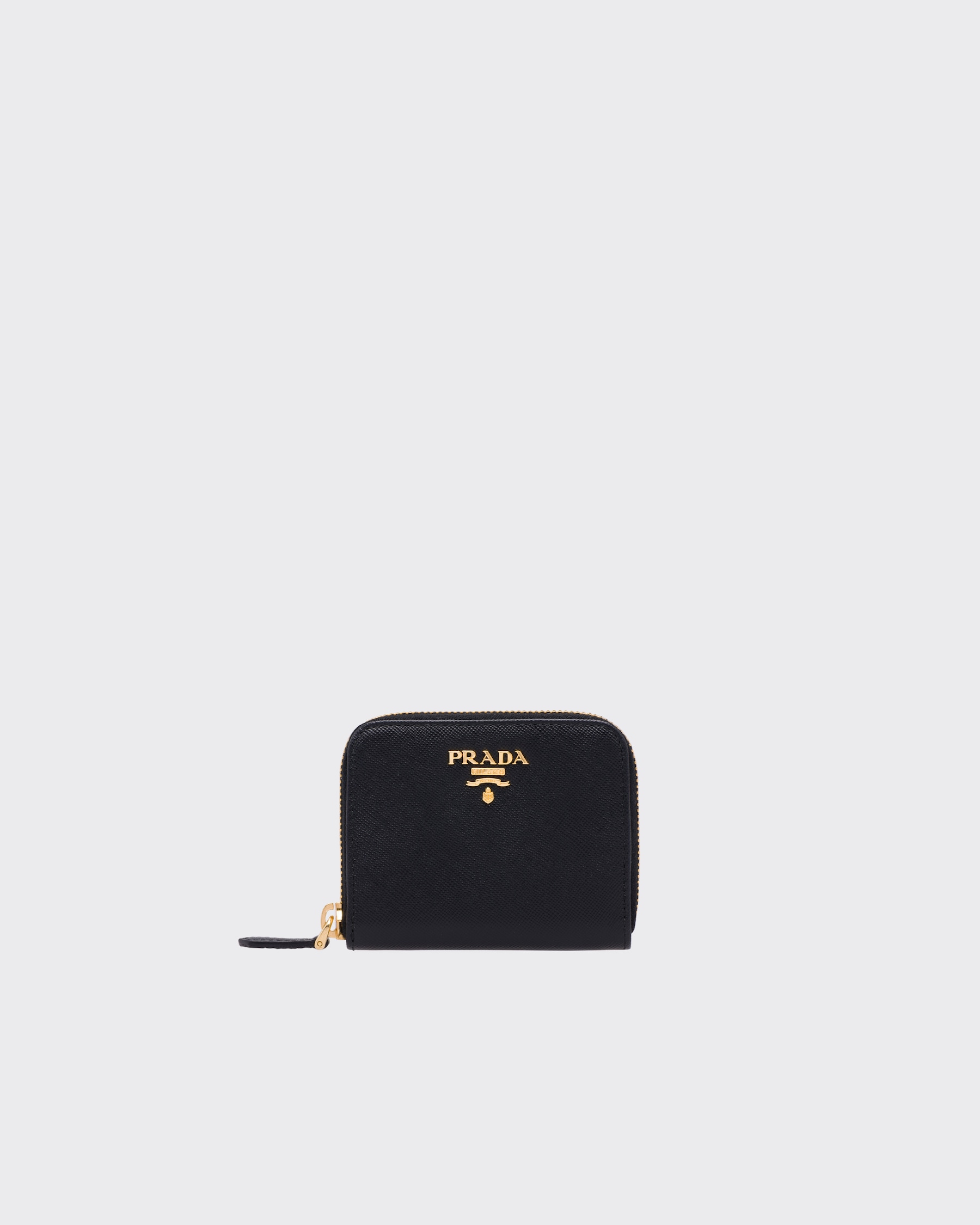 Black Saffiano Leather Coin Purse | PRADA