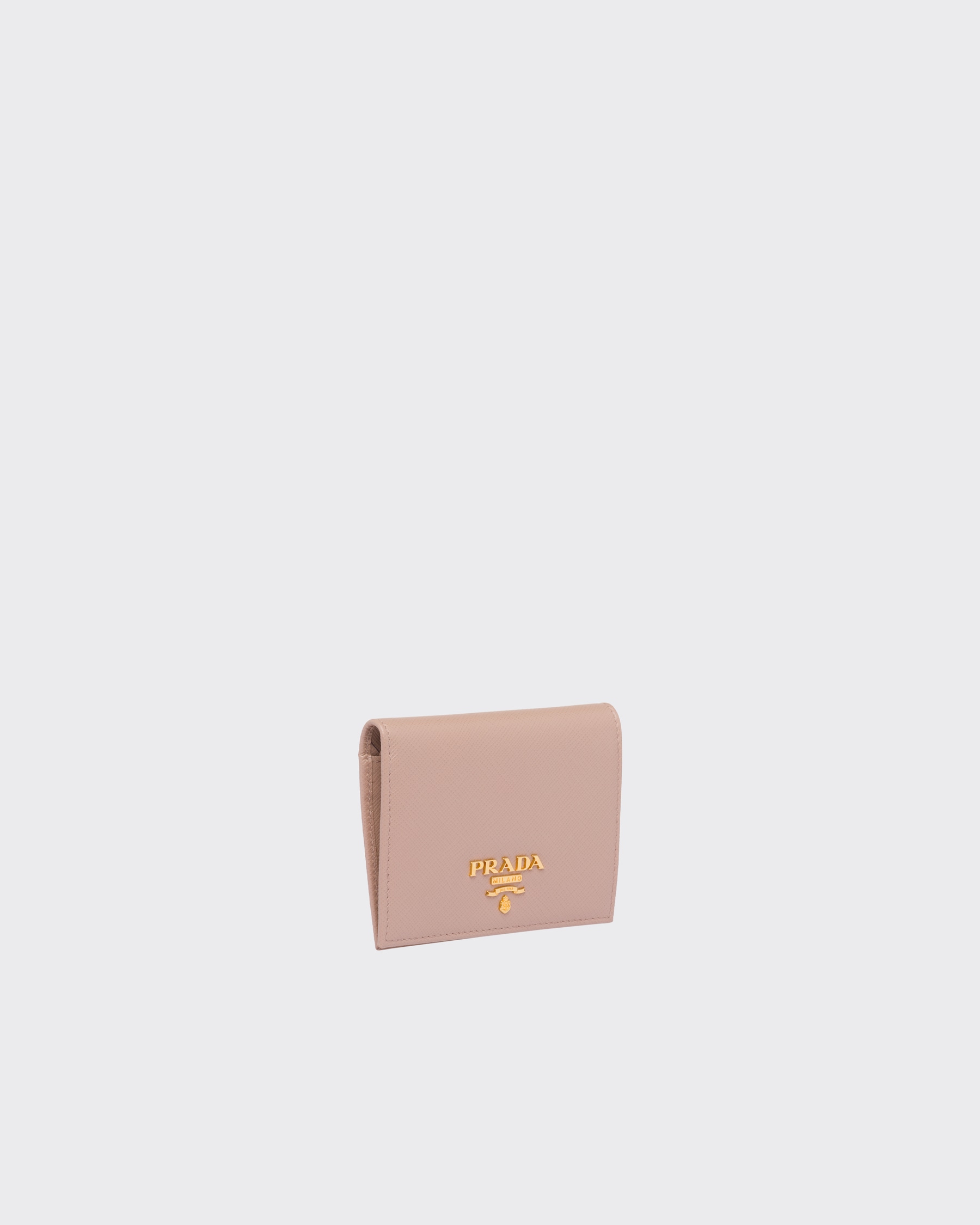 裸粉色 小号Saffiano 皮革钱夹 | PRADA - 中国