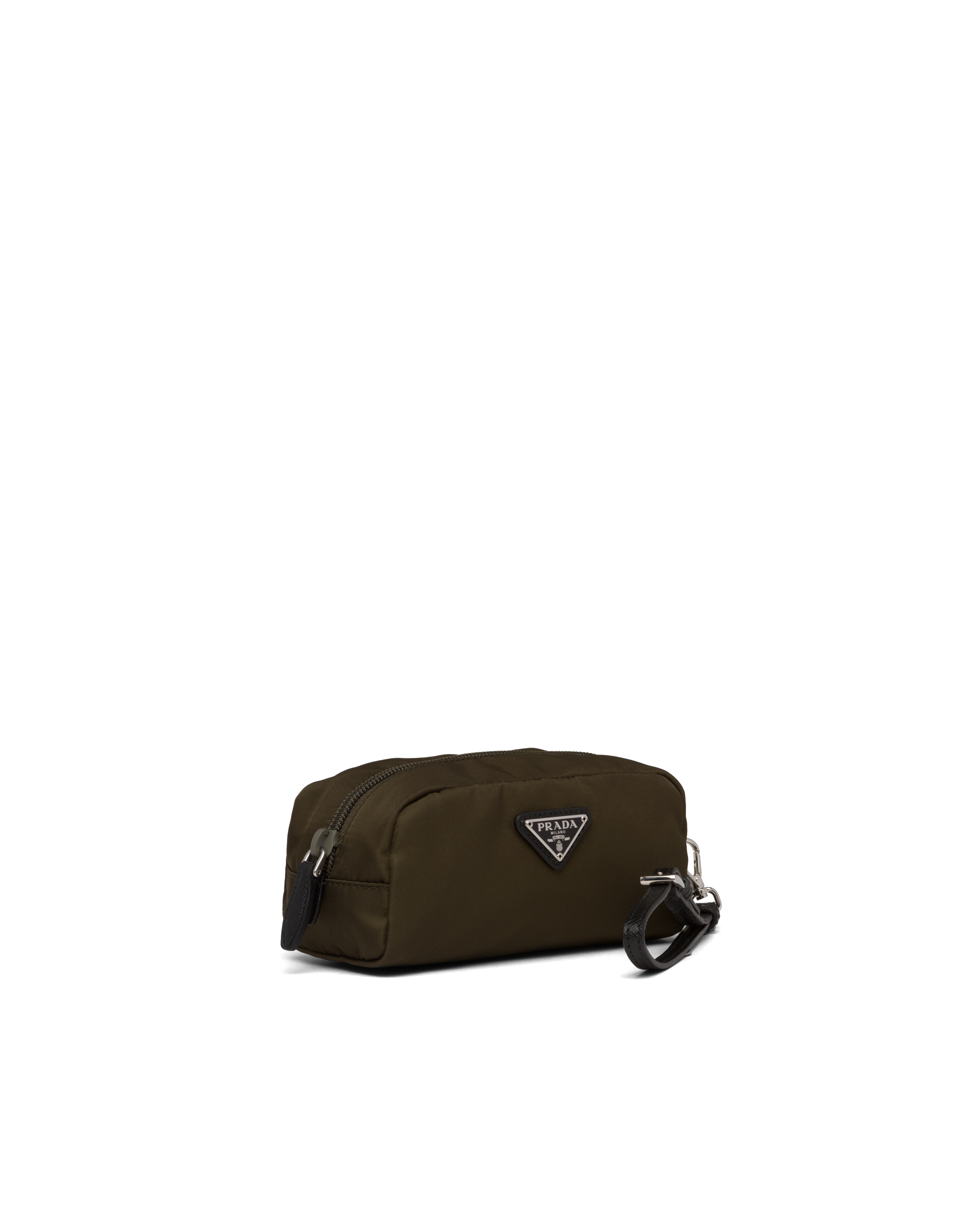 Camouflage Green Nylon necessaire | Prada
