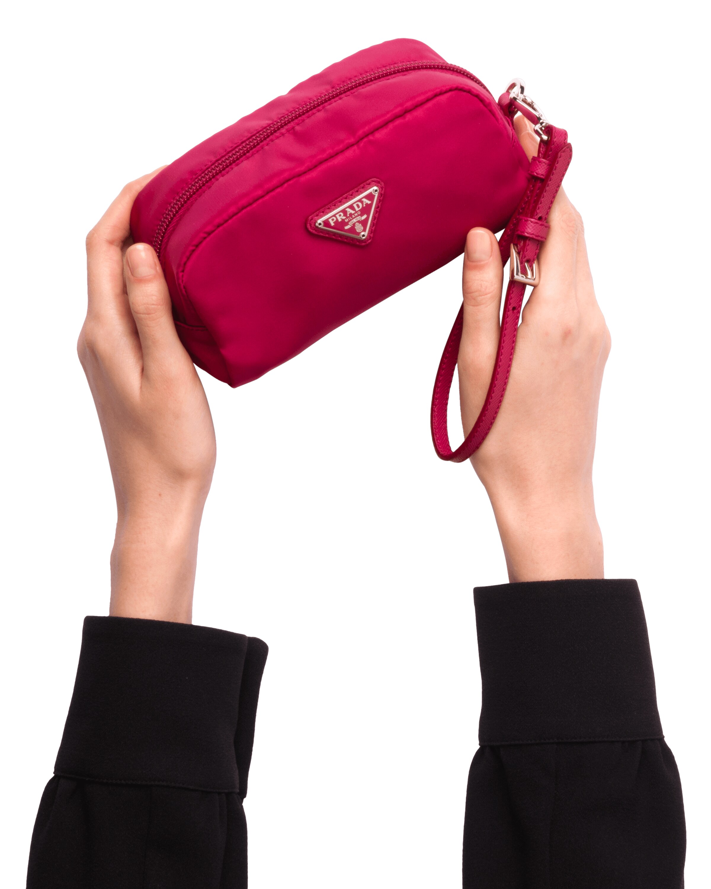 Hibiscus Nylon Pouch | Prada