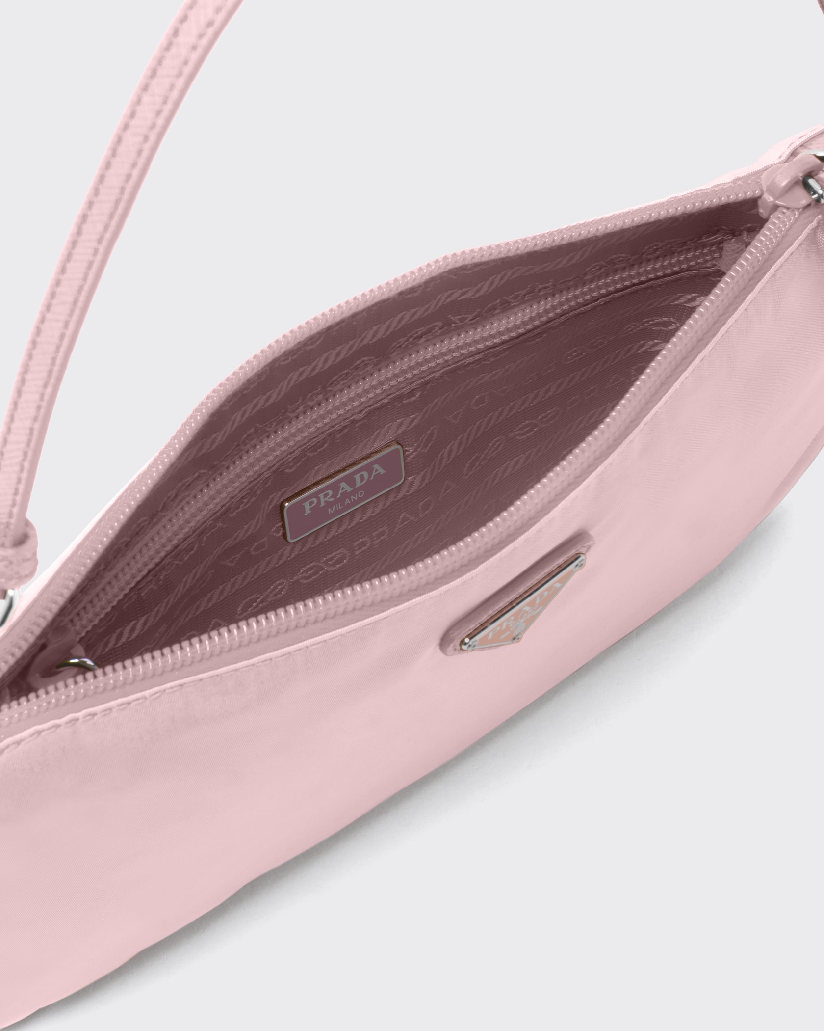 Alabaster Pink Re-nylon Mini Bag | PRADA