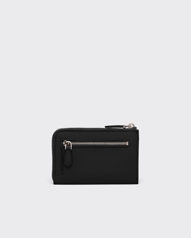 Black Leather Key Case | PRADA