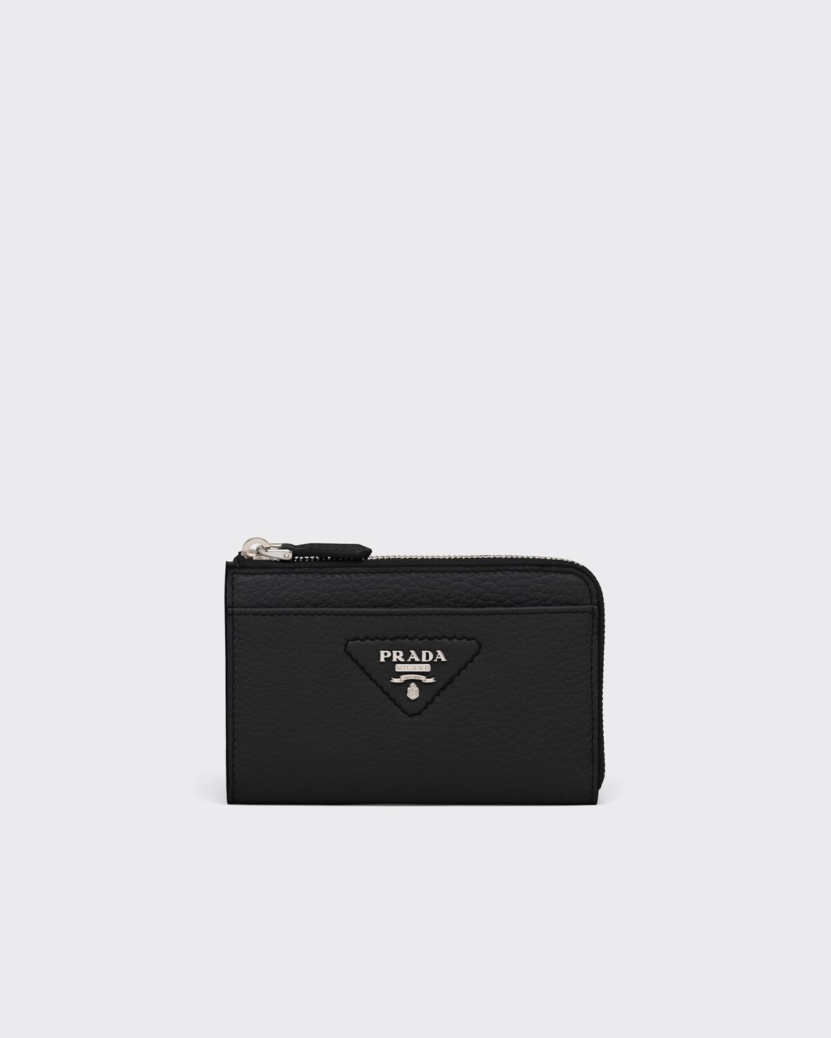 Black Leather Key Case | PRADA