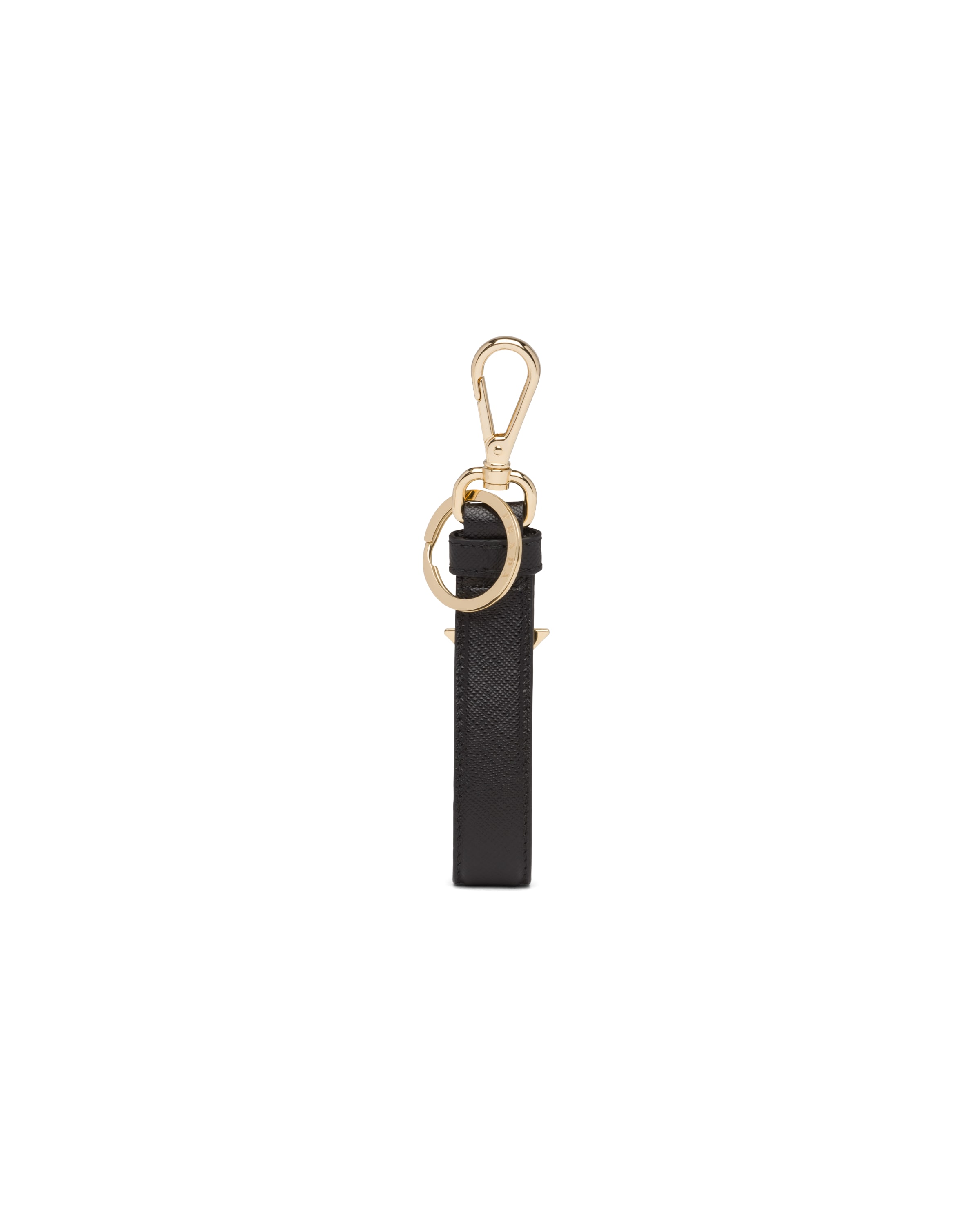 Saffiano leather keychain | Prada