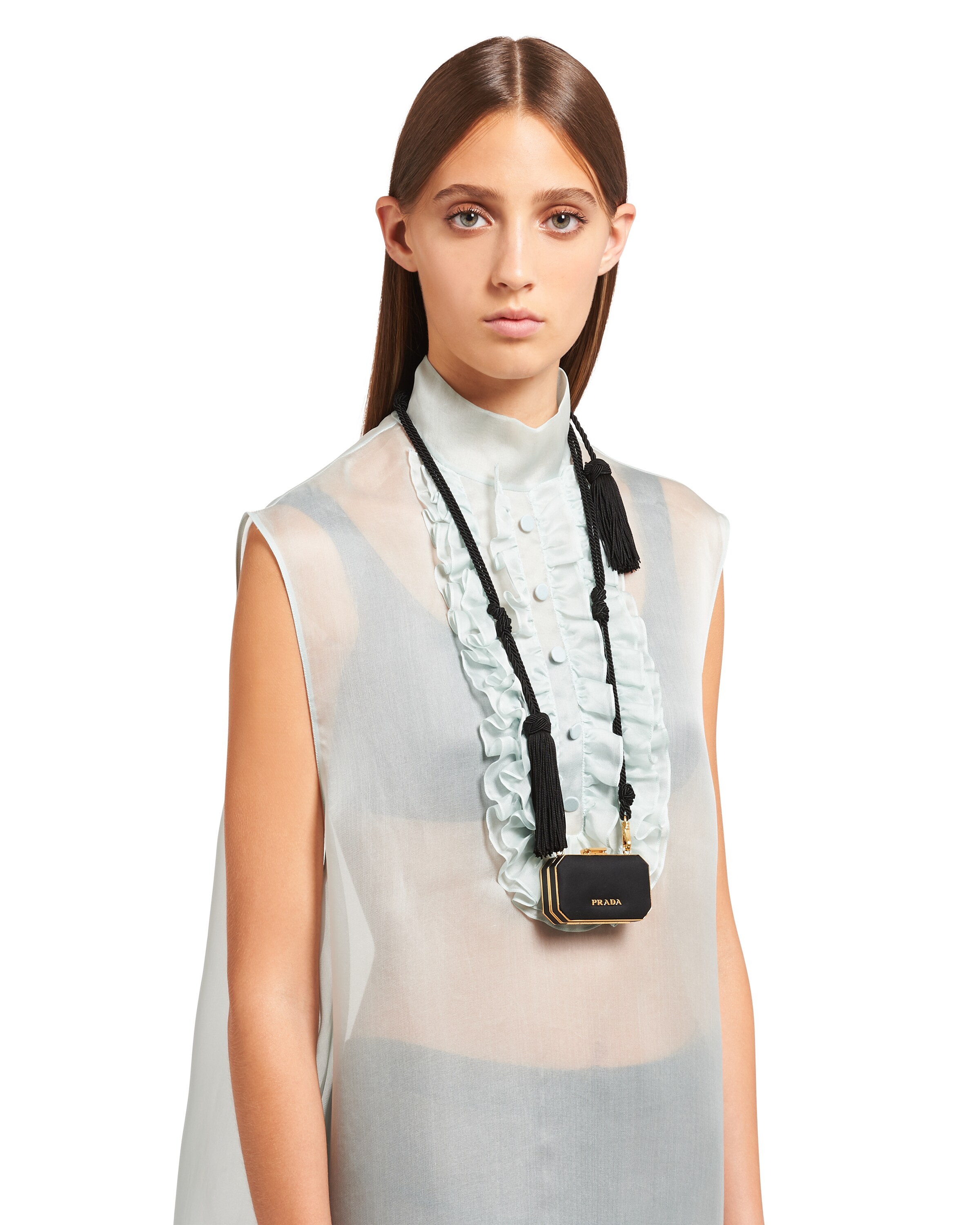 Black Nylon and metal vanity case | Prada