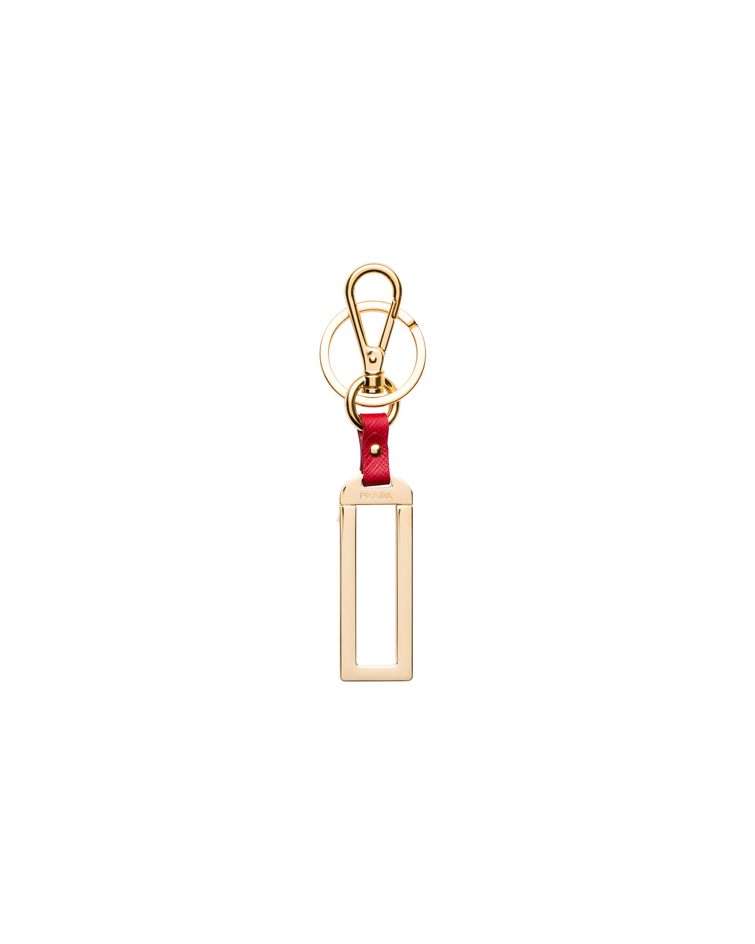 Fiery Red My Character metal name tag | Prada