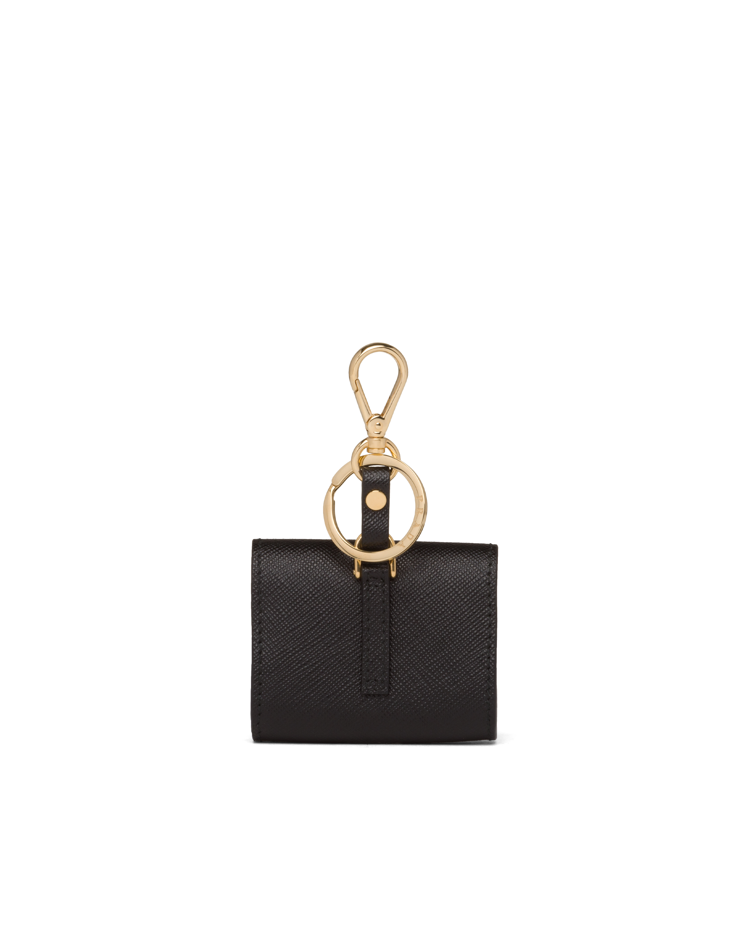 Black Saffiano leather AirPods Pro case | Prada