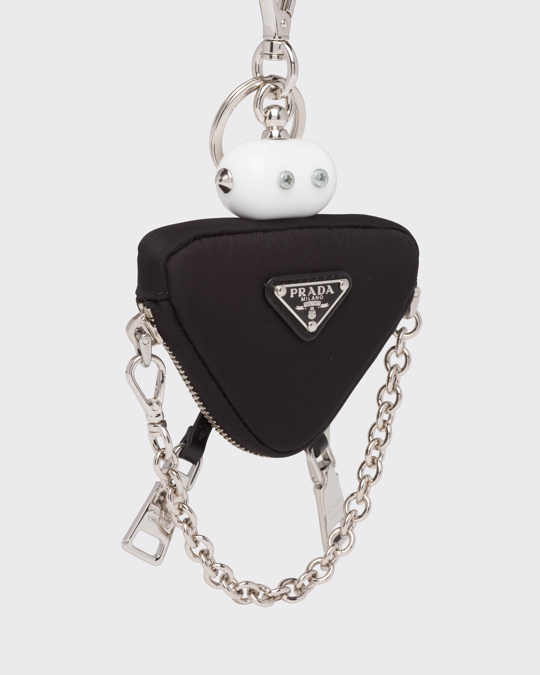 Black Nylon Robot Keychain Trick | PRADA
