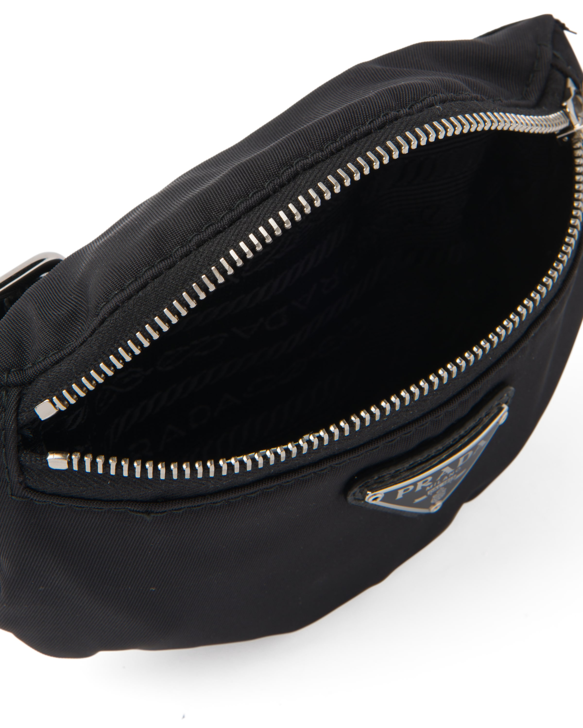 Black Nylon Mini Pouch Prada