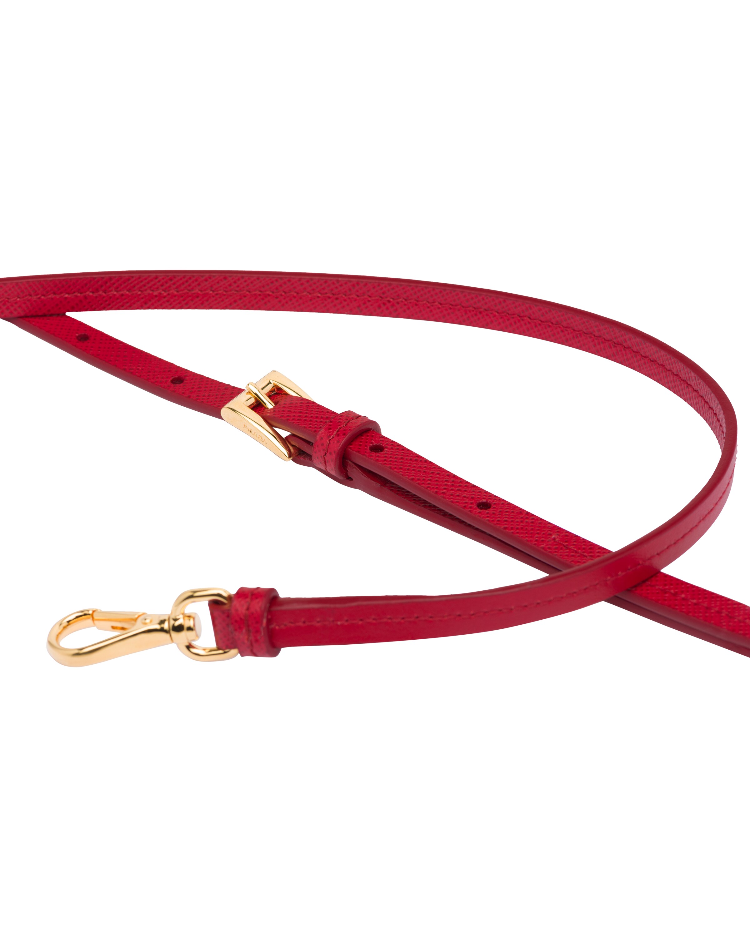Fiery Red My Character Saffiano shoulder strap | Prada