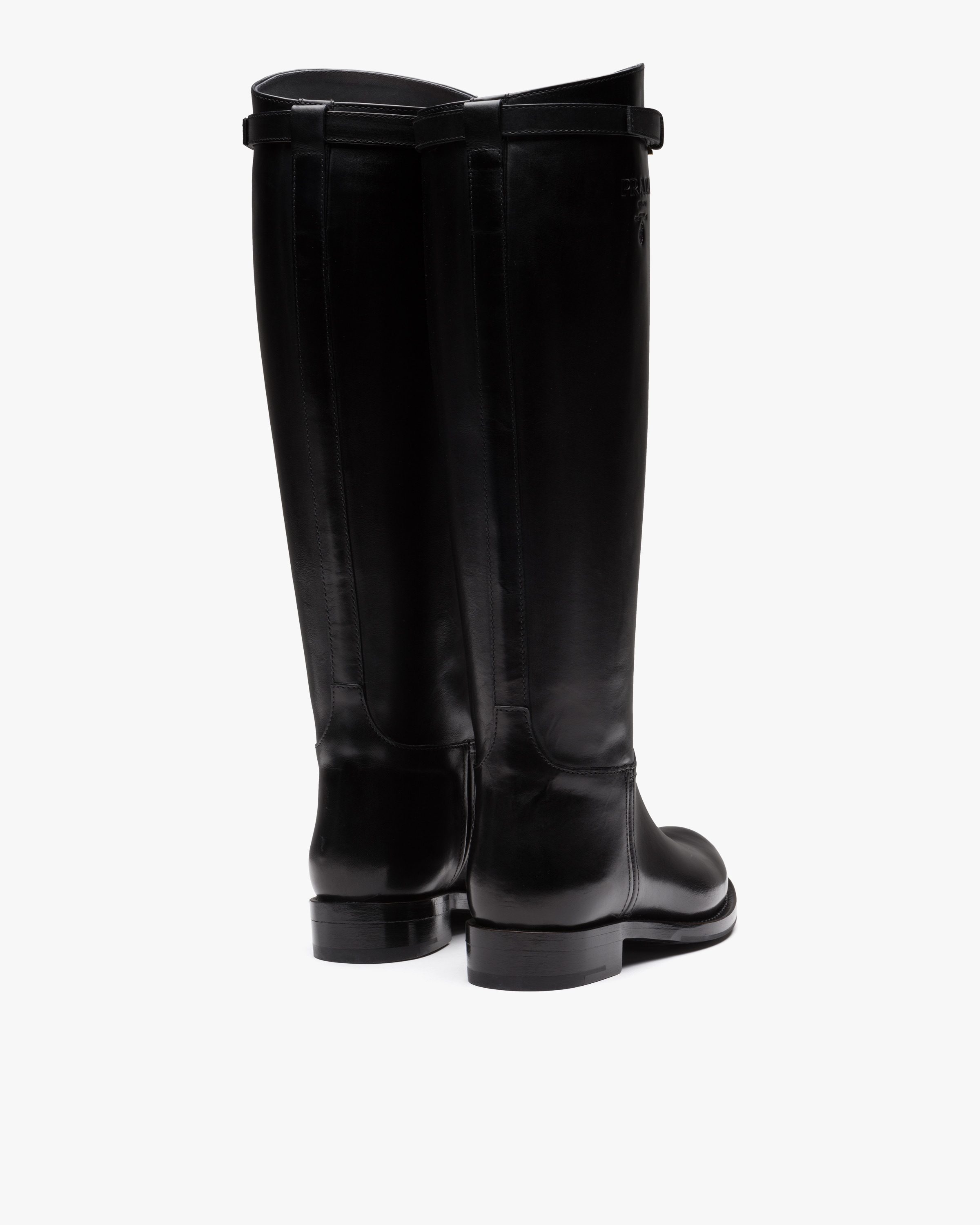 Black Leather boots | Prada